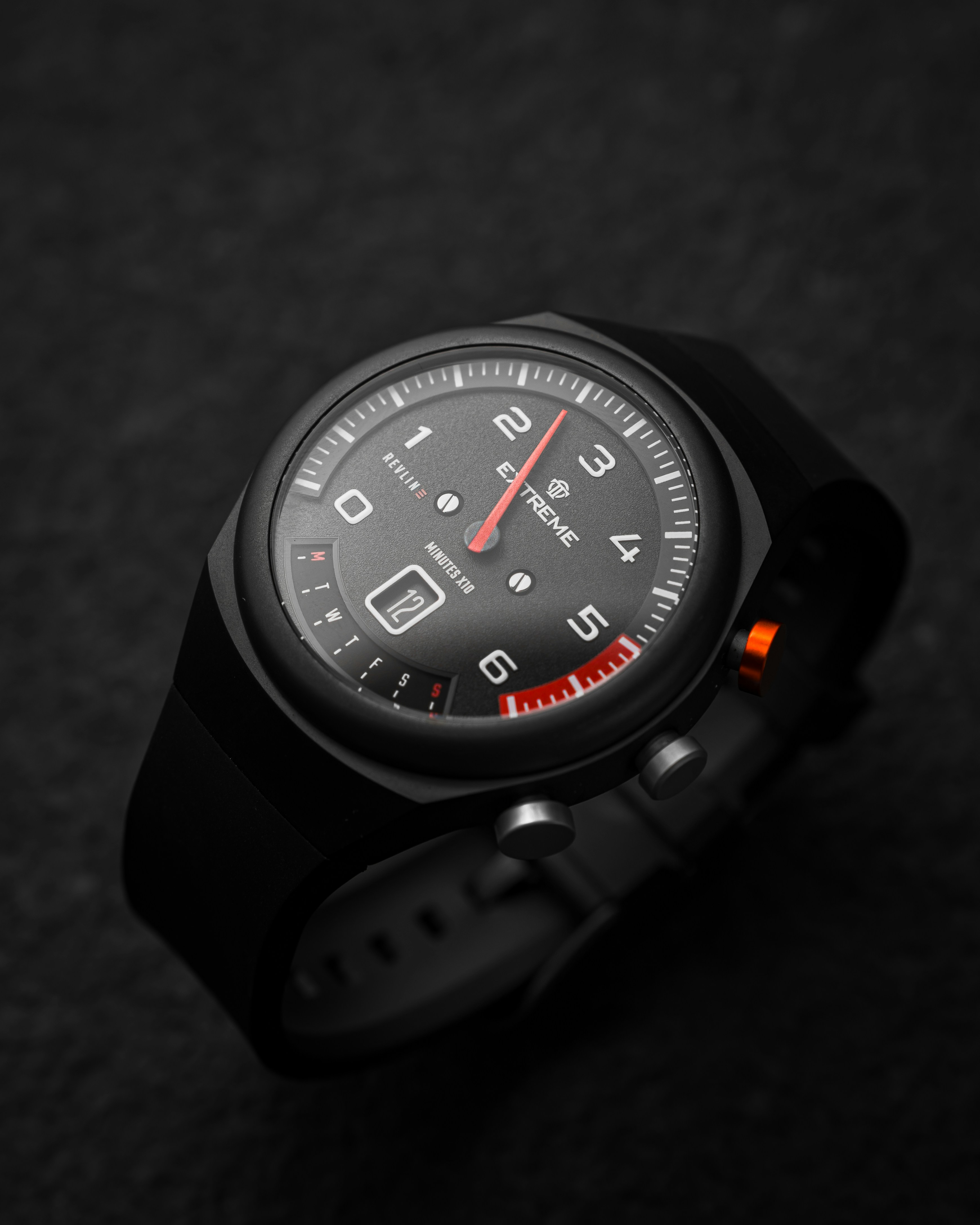 Midnight Precision: The Tactile Dial of a Sport Chronograph
