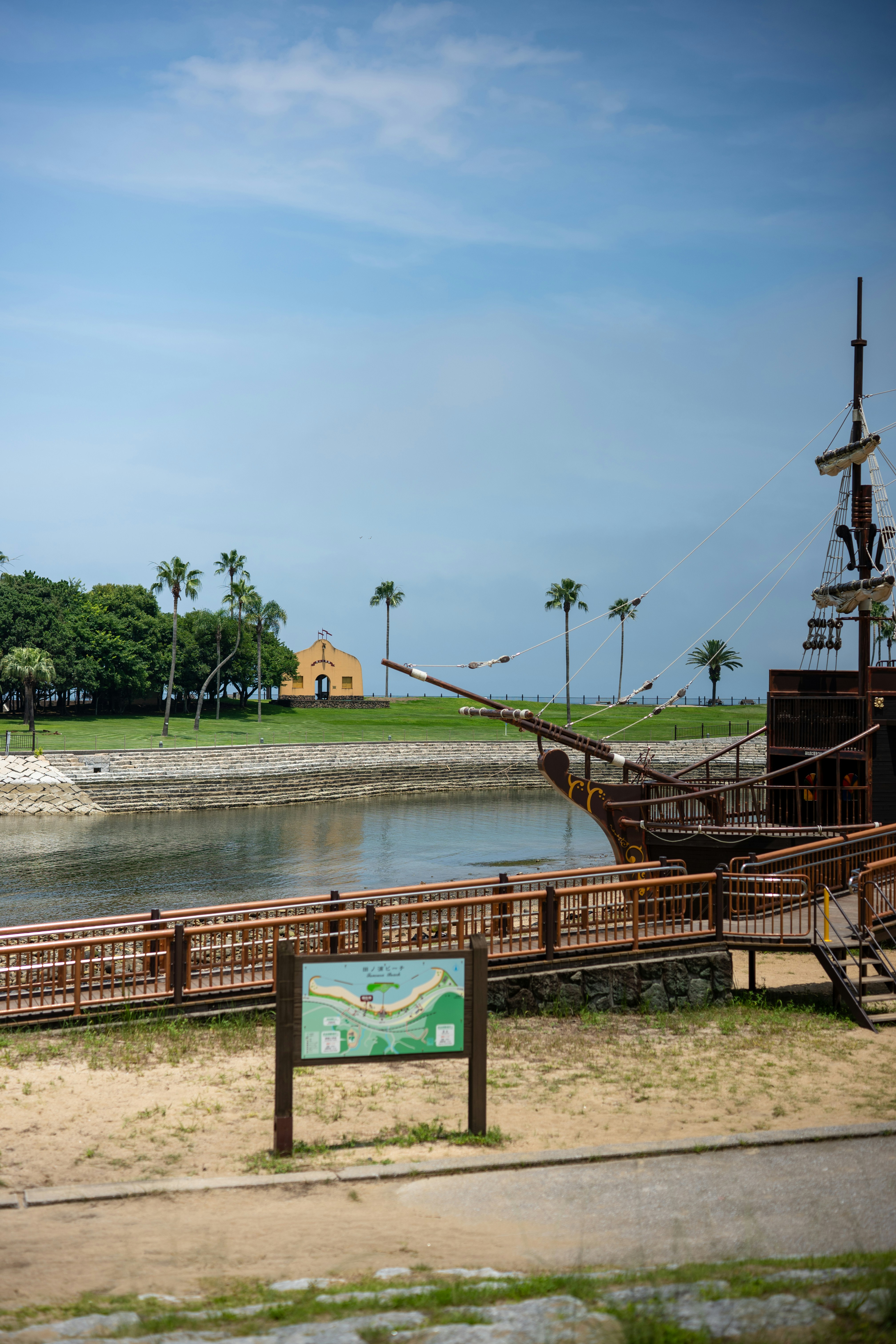 Historic Ship Dock at the Waterfront Park