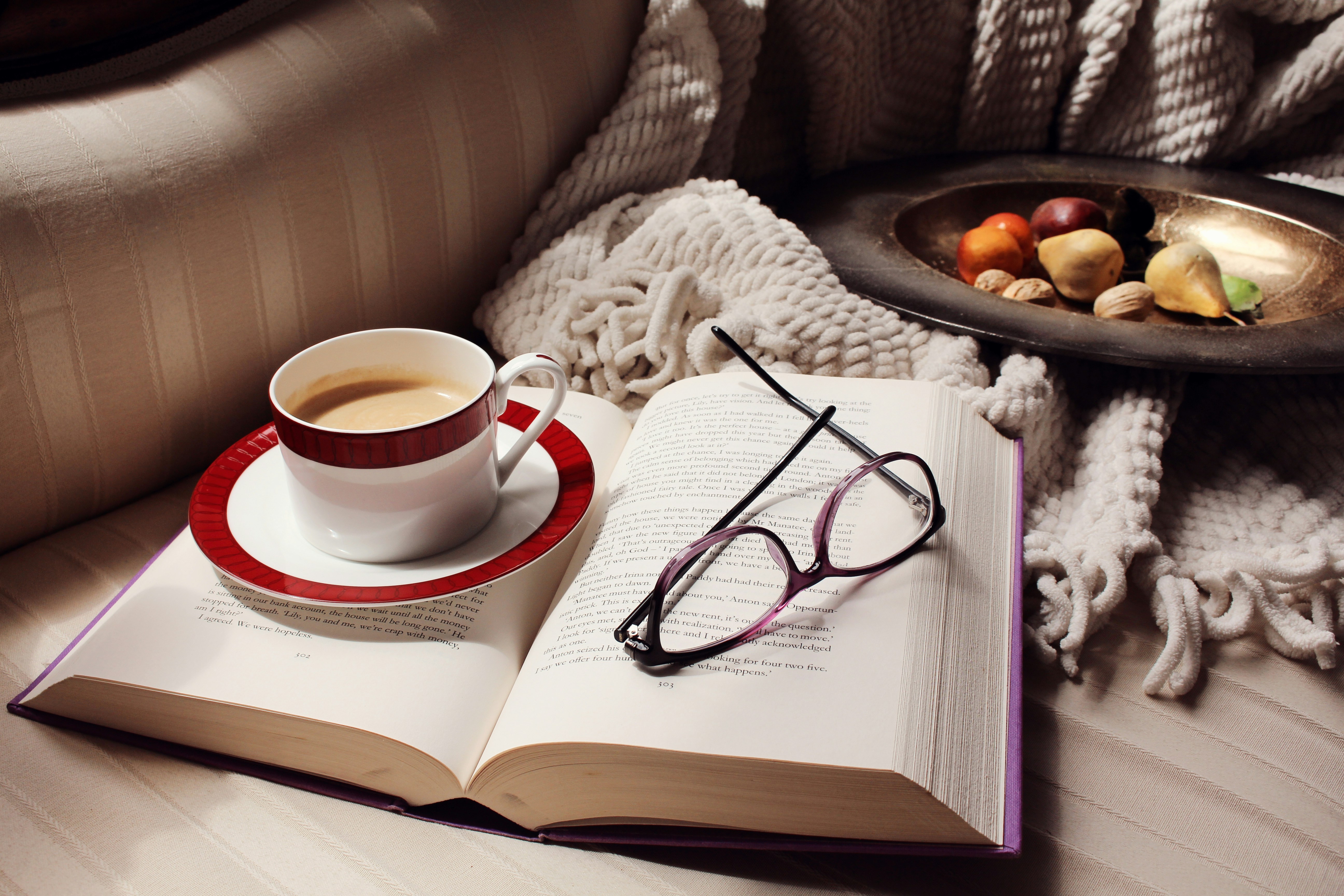 Cozy Study Moment: A Cup, a Book, and a Quiet Window