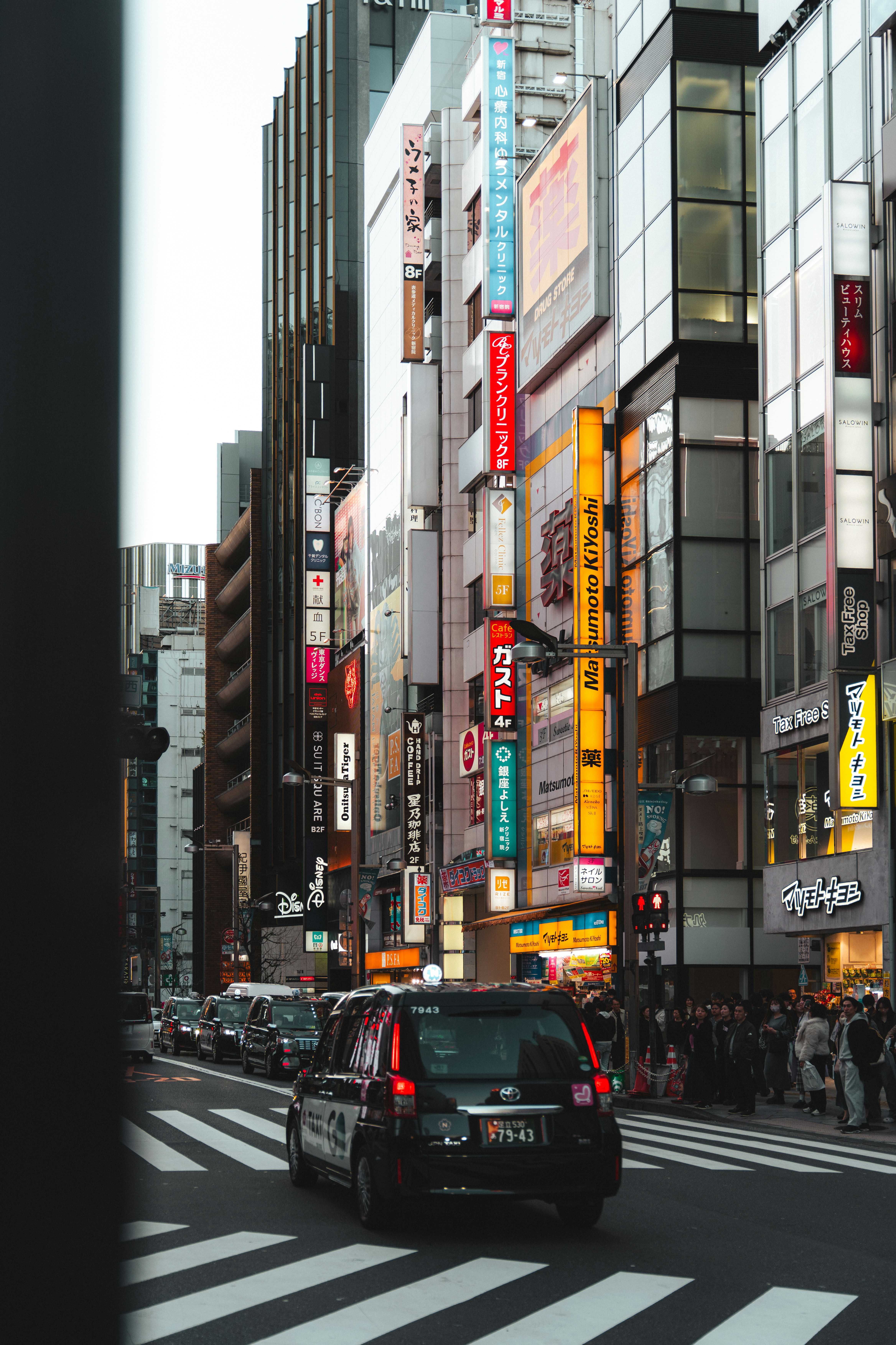 Neon Canyon: A Tokyo Street of Signs and Steel
