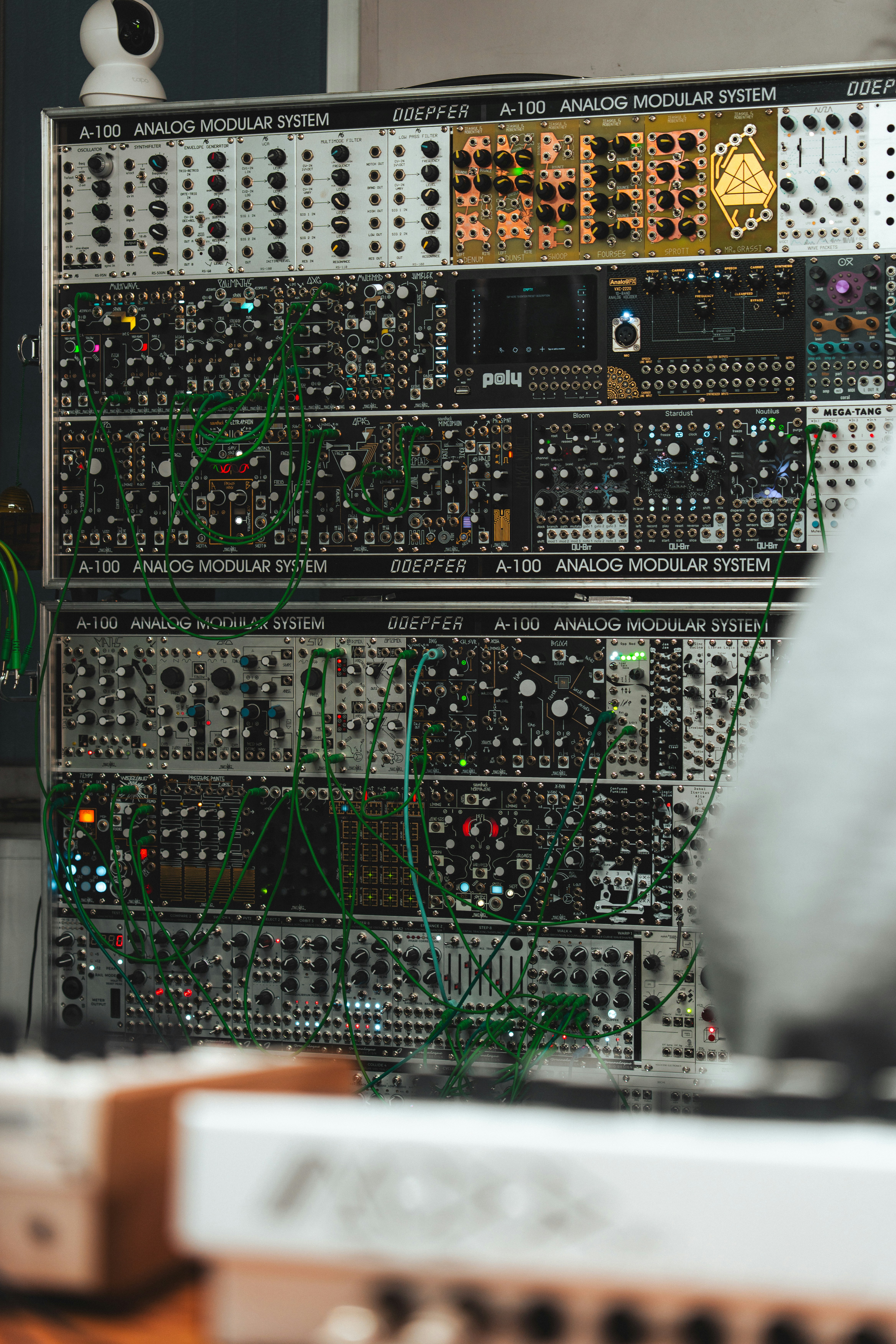 Wired Silence: A Rack of Analog Minds