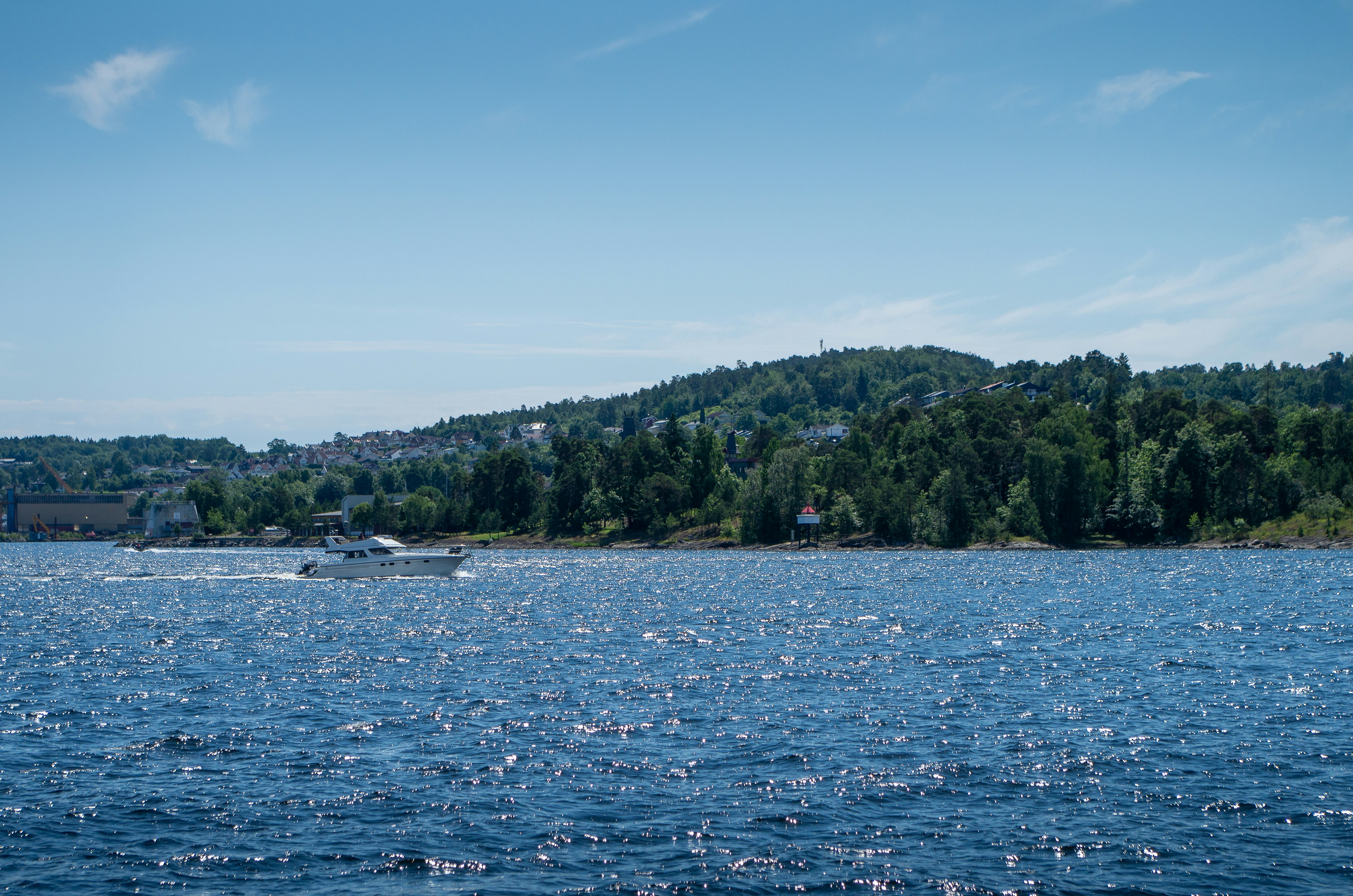 Glittering Wake Along the Lakefront