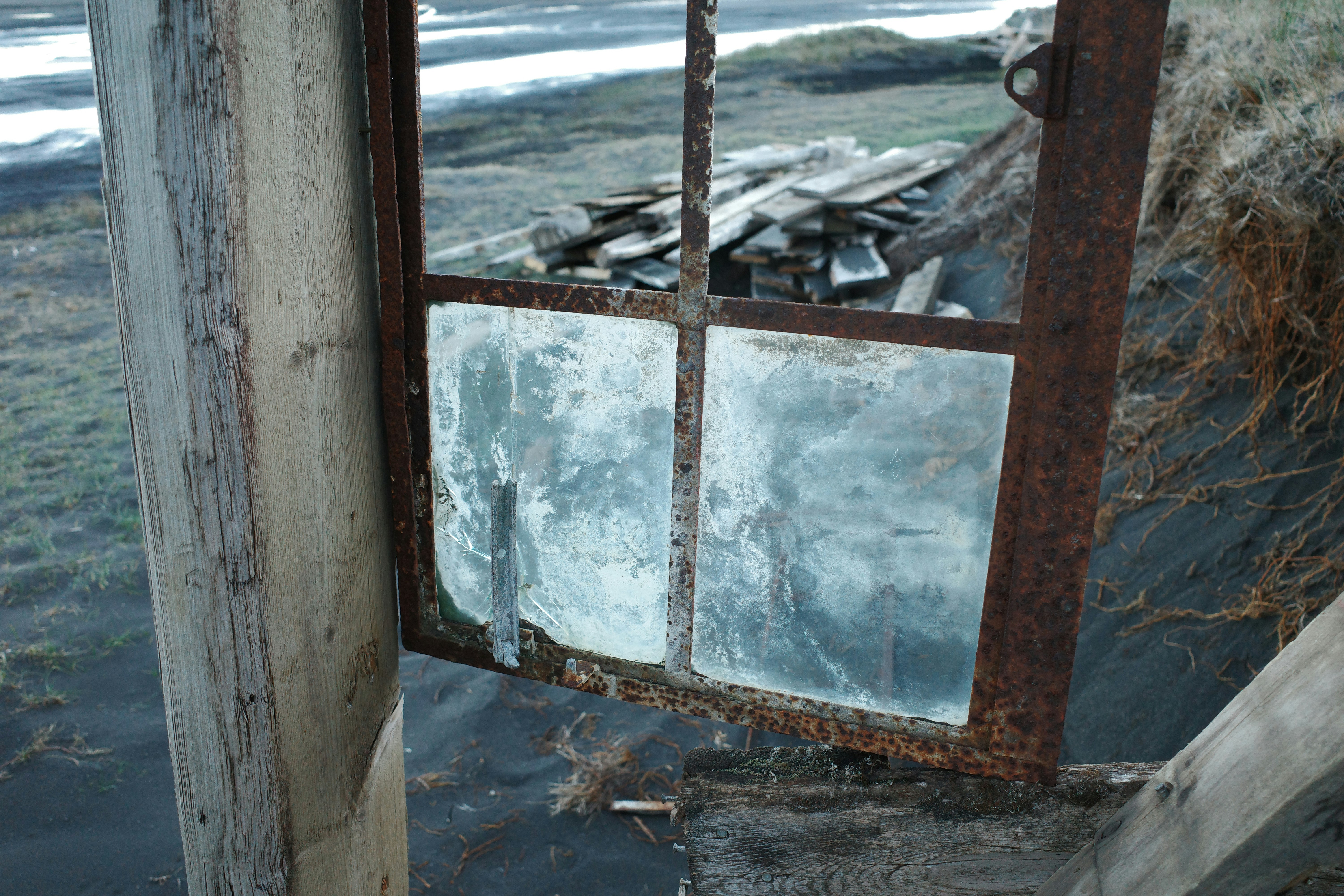 Rusting Window to the Tidal Ruin