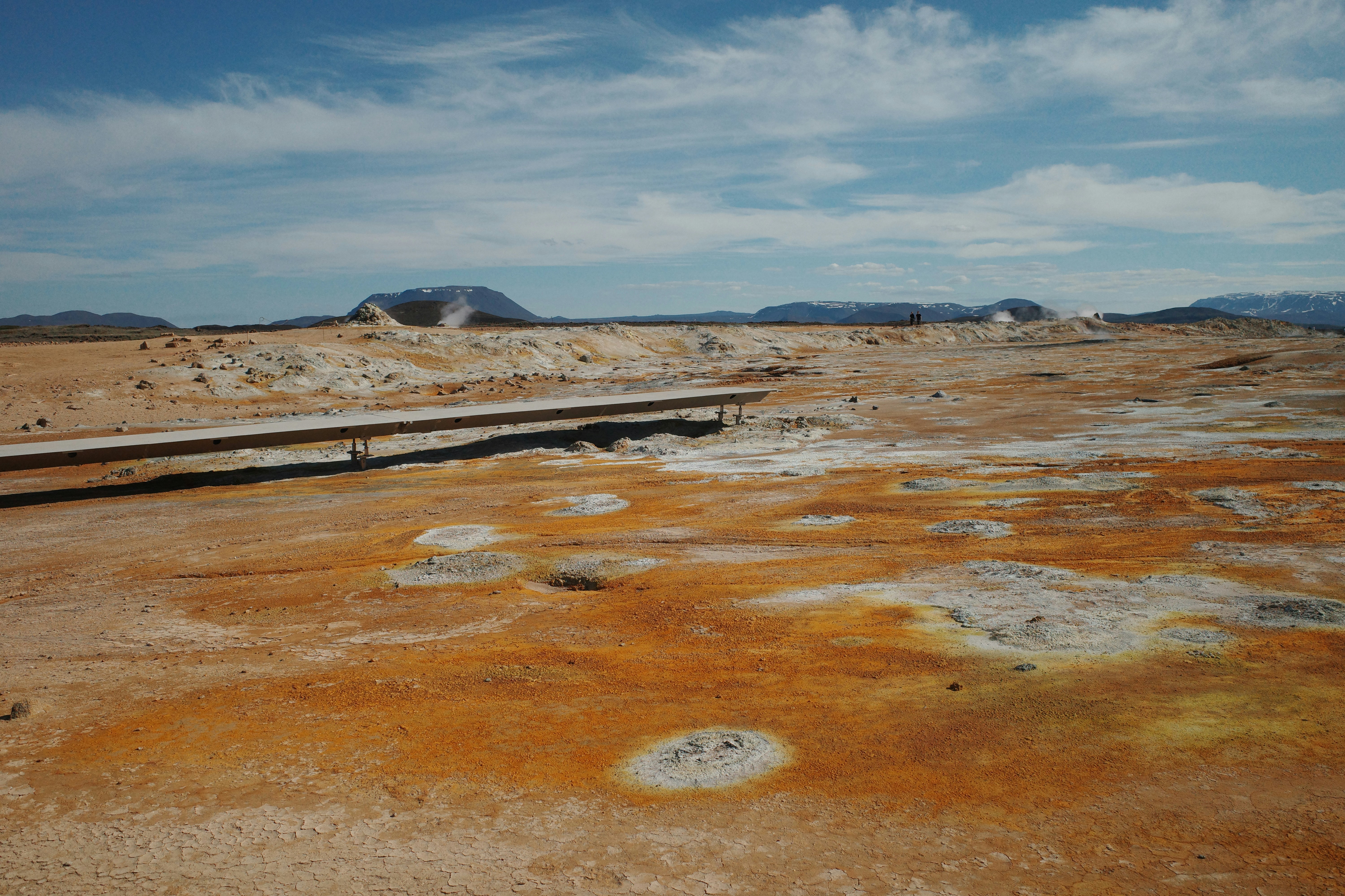 Desert Thermal: Colors of a Plateau in the Distant Horizon