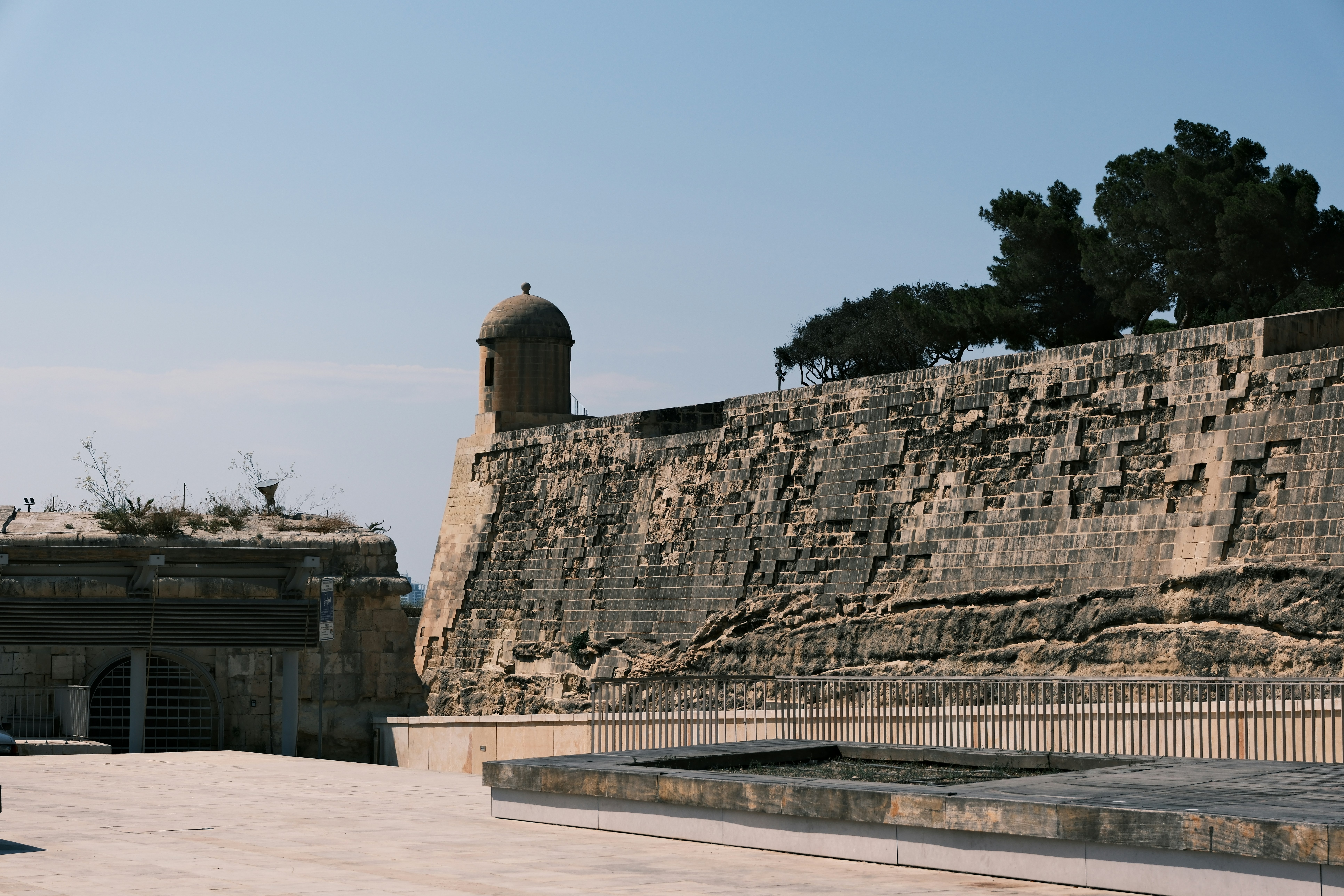 Stone Bastion at Dawn: Quiet Fortress Overlook