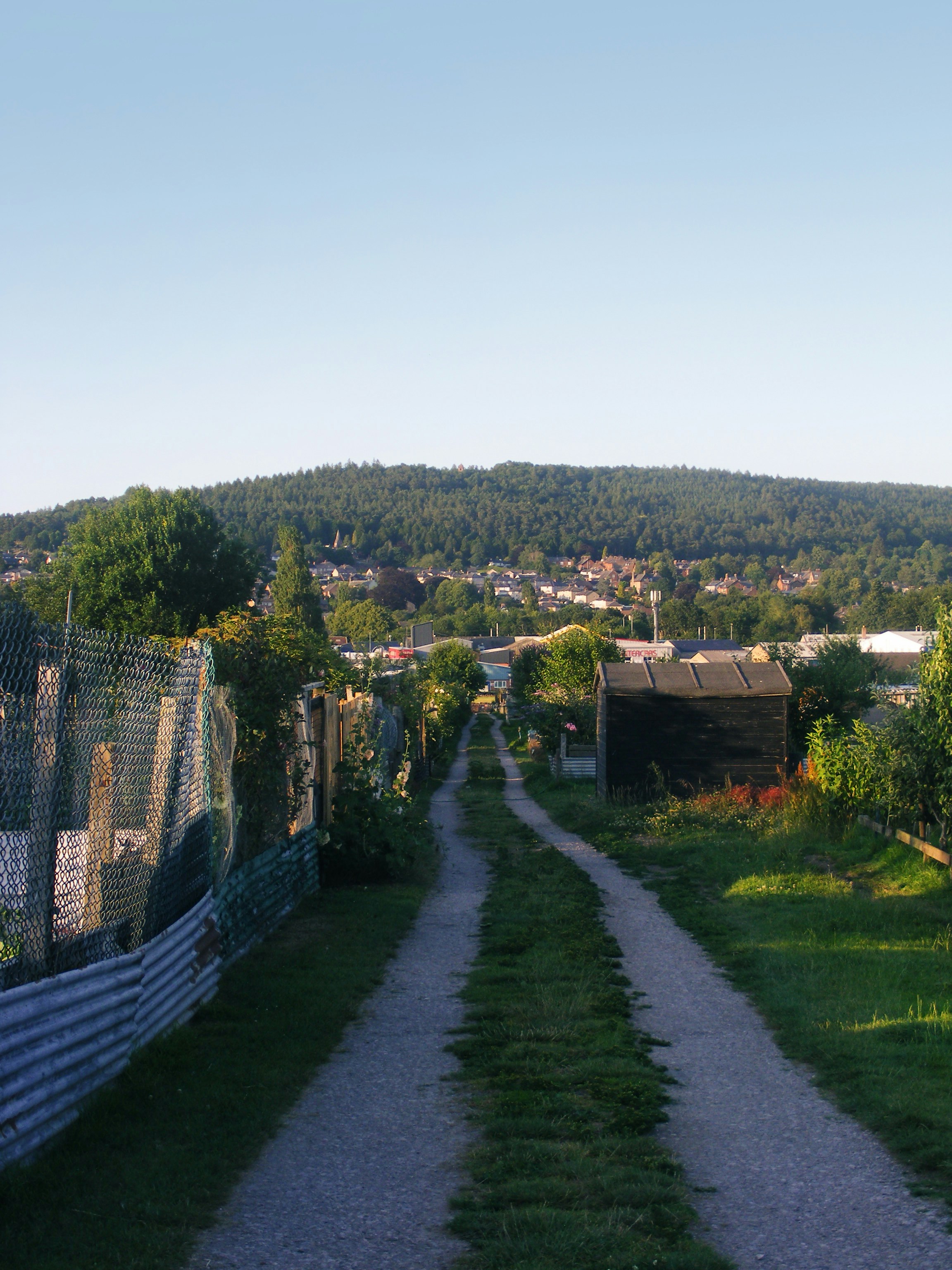 Rural Footpath to the Village Hills
