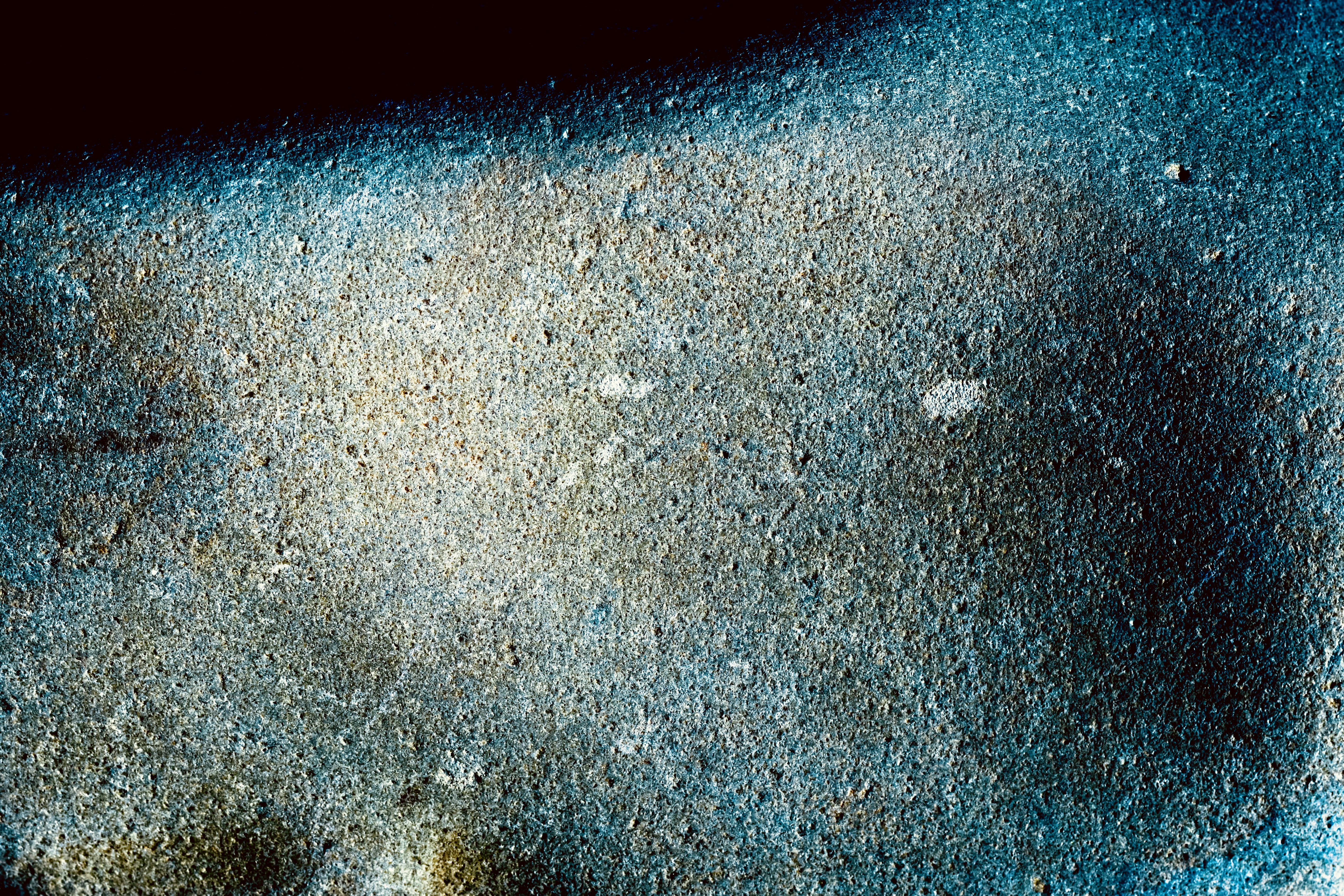 Granular Blue: A Close Look at Textured Silence