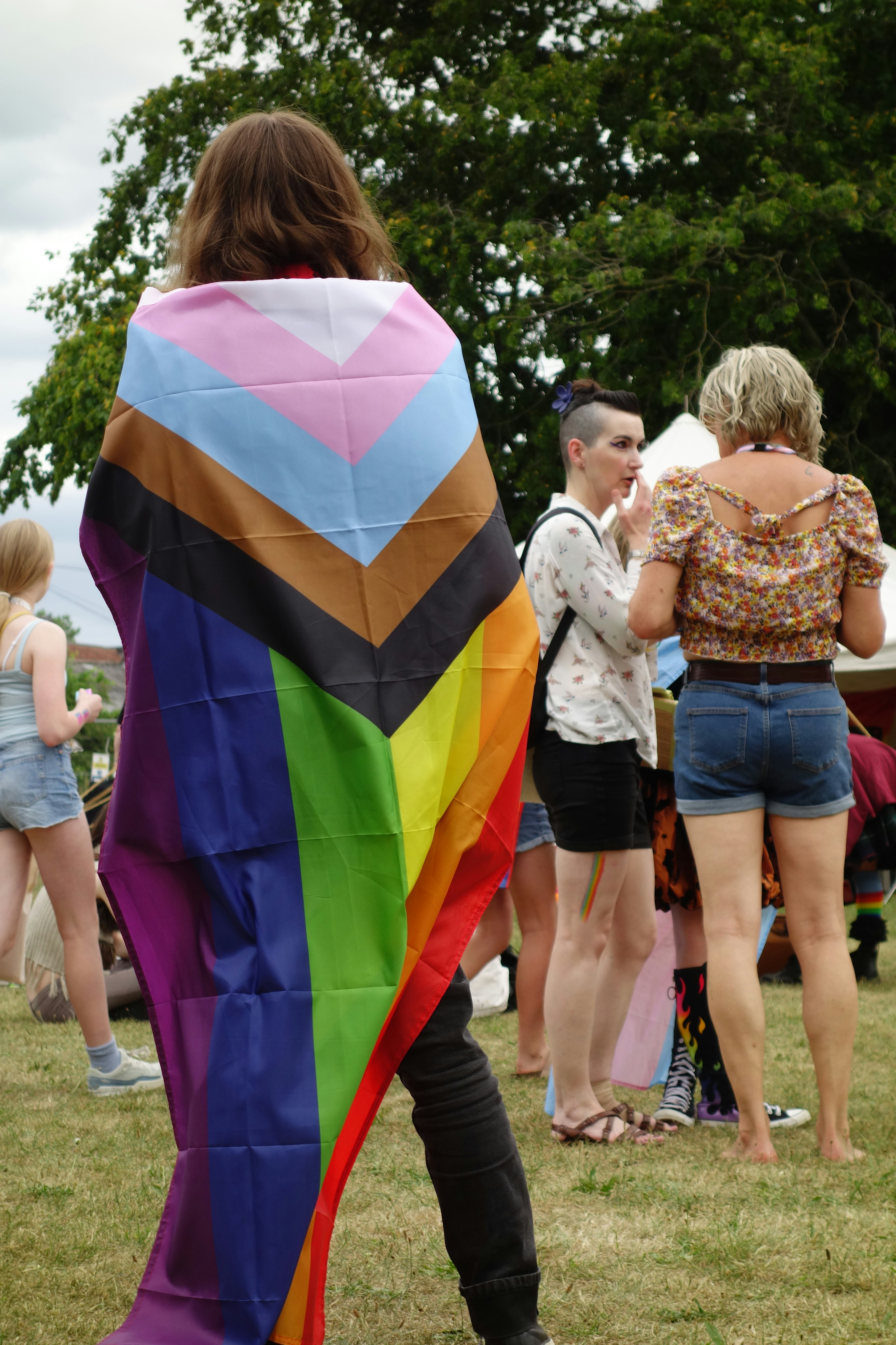 Rainbow Cloak at the Pride Square
