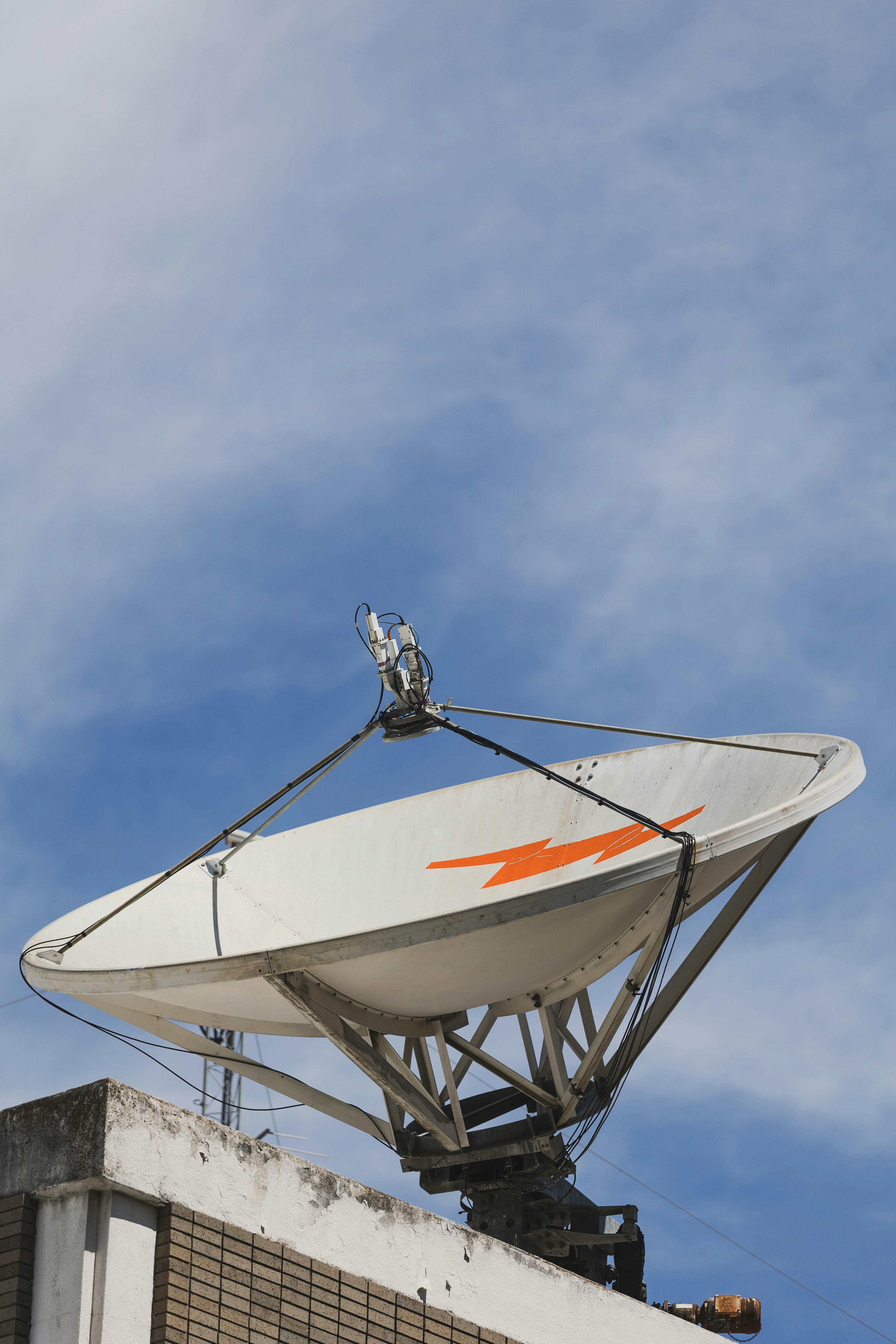 Dish of the Sky: Satellite Antenna Reaching for the Blue