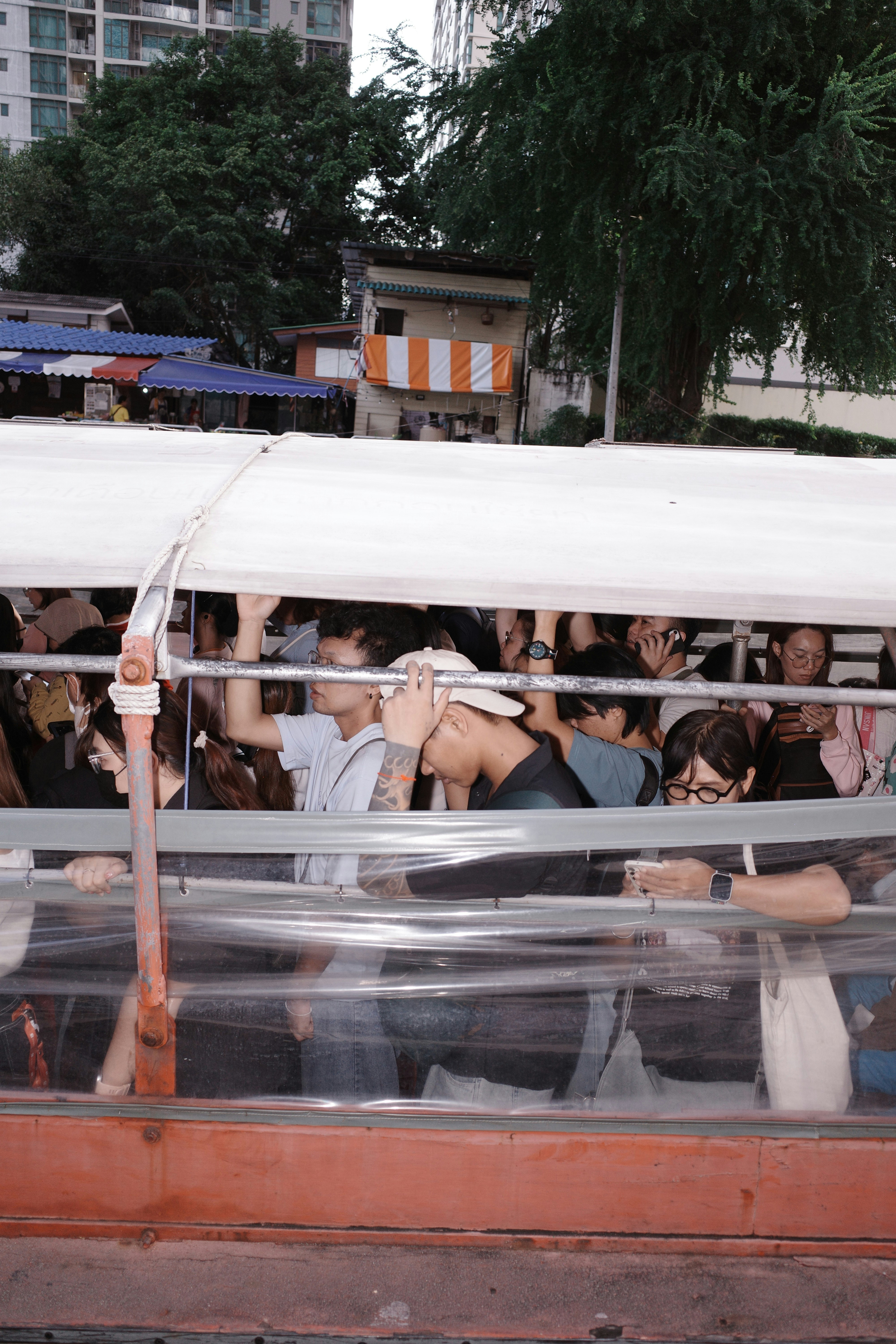 Crowded Street Carimba: A Narrow Window Through the Dome of People