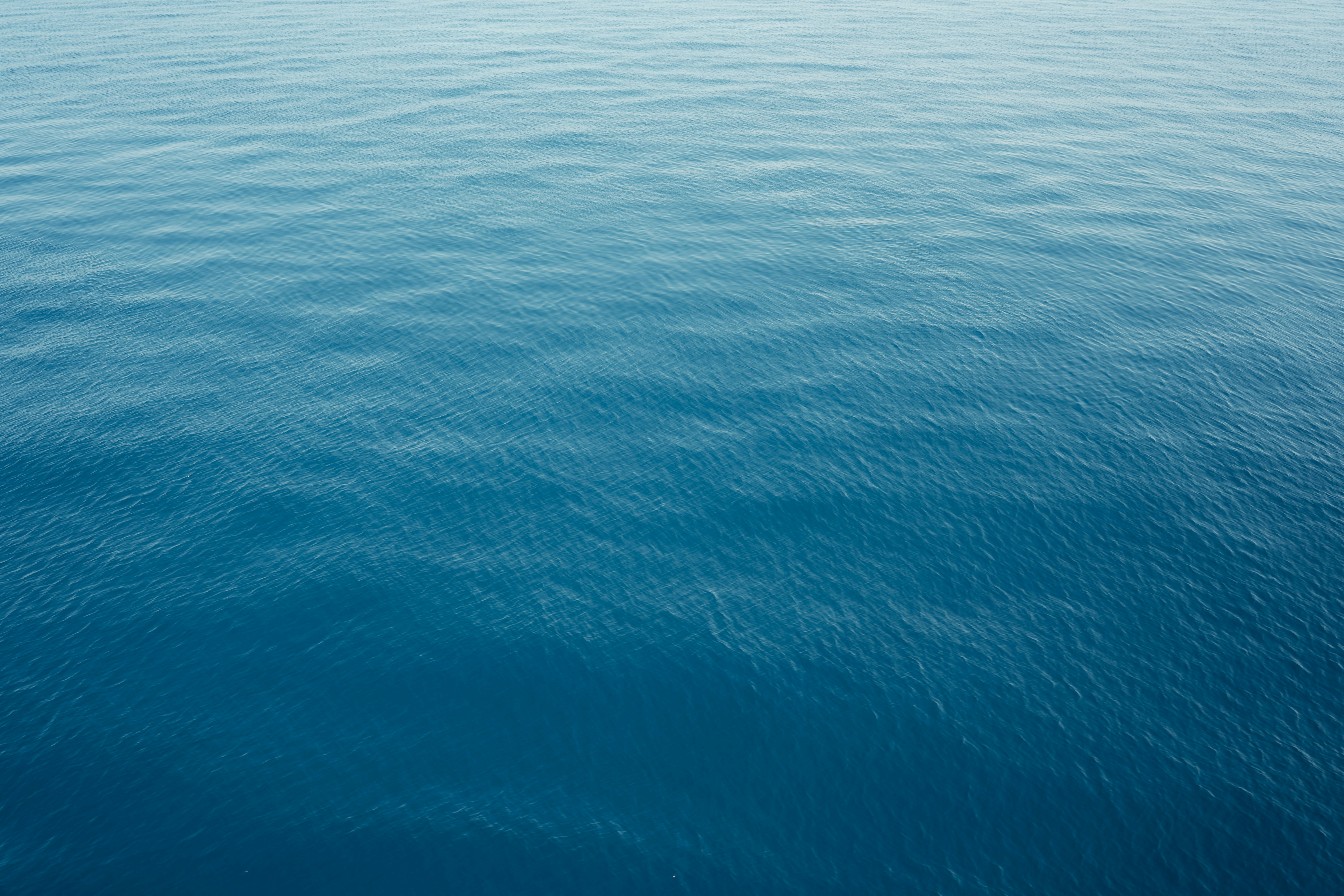 Minimal Blue: Ocean Surface in Calm Light