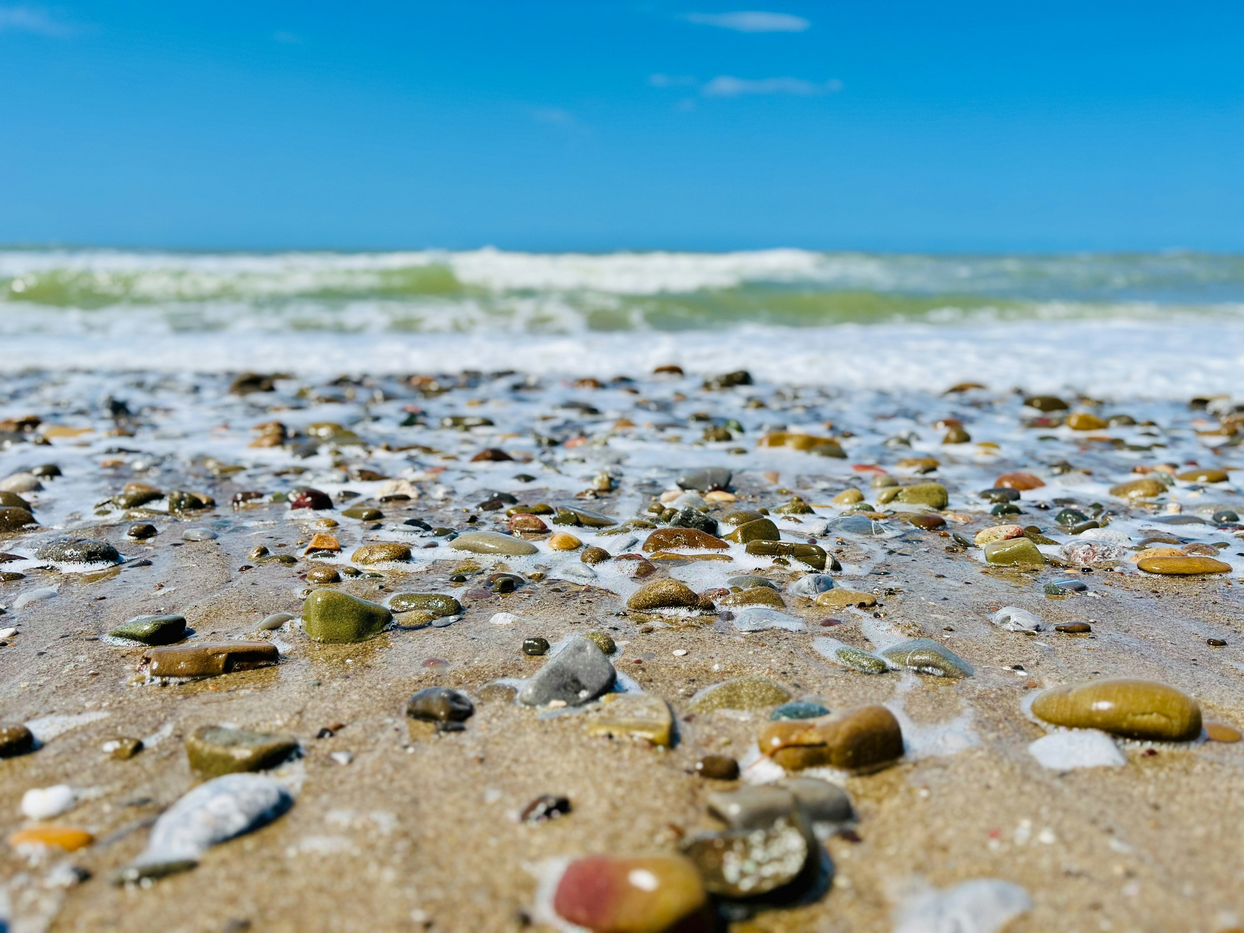 Pebble Mosaic at the Tidal Edge