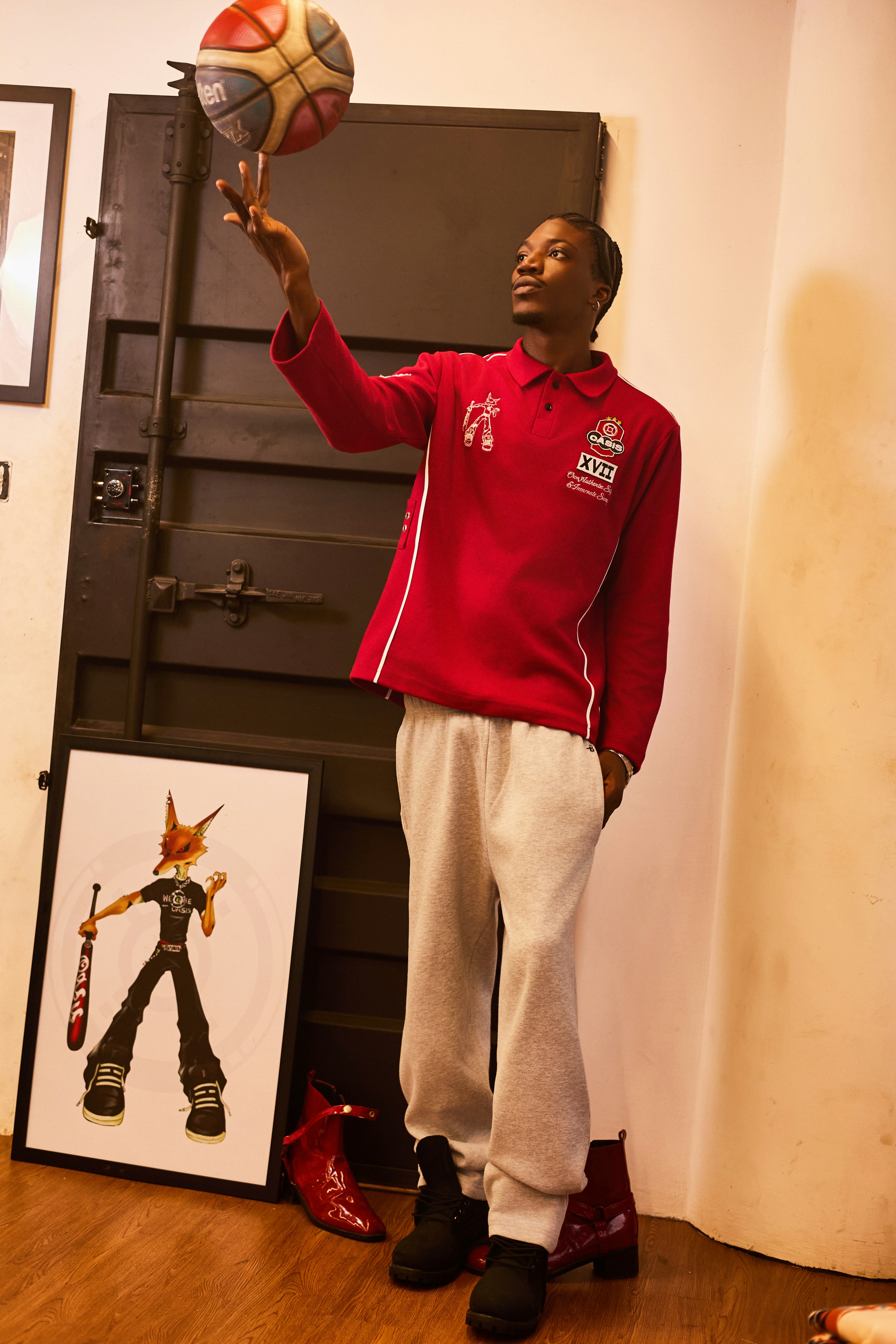 Spinner in the Studio: A Moment of Flight and Focus