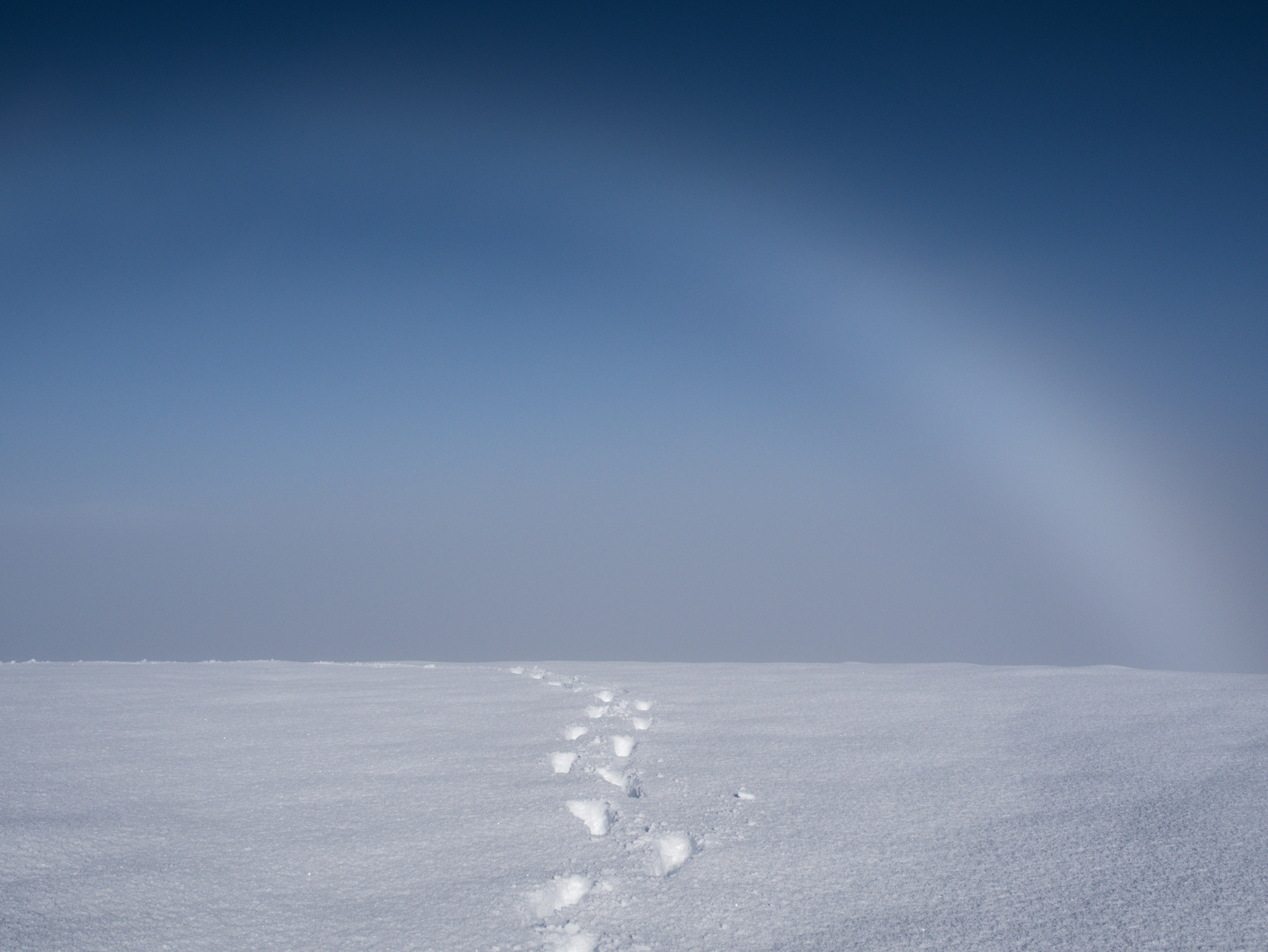 Footprints Toward the Distant Rainbow Arc