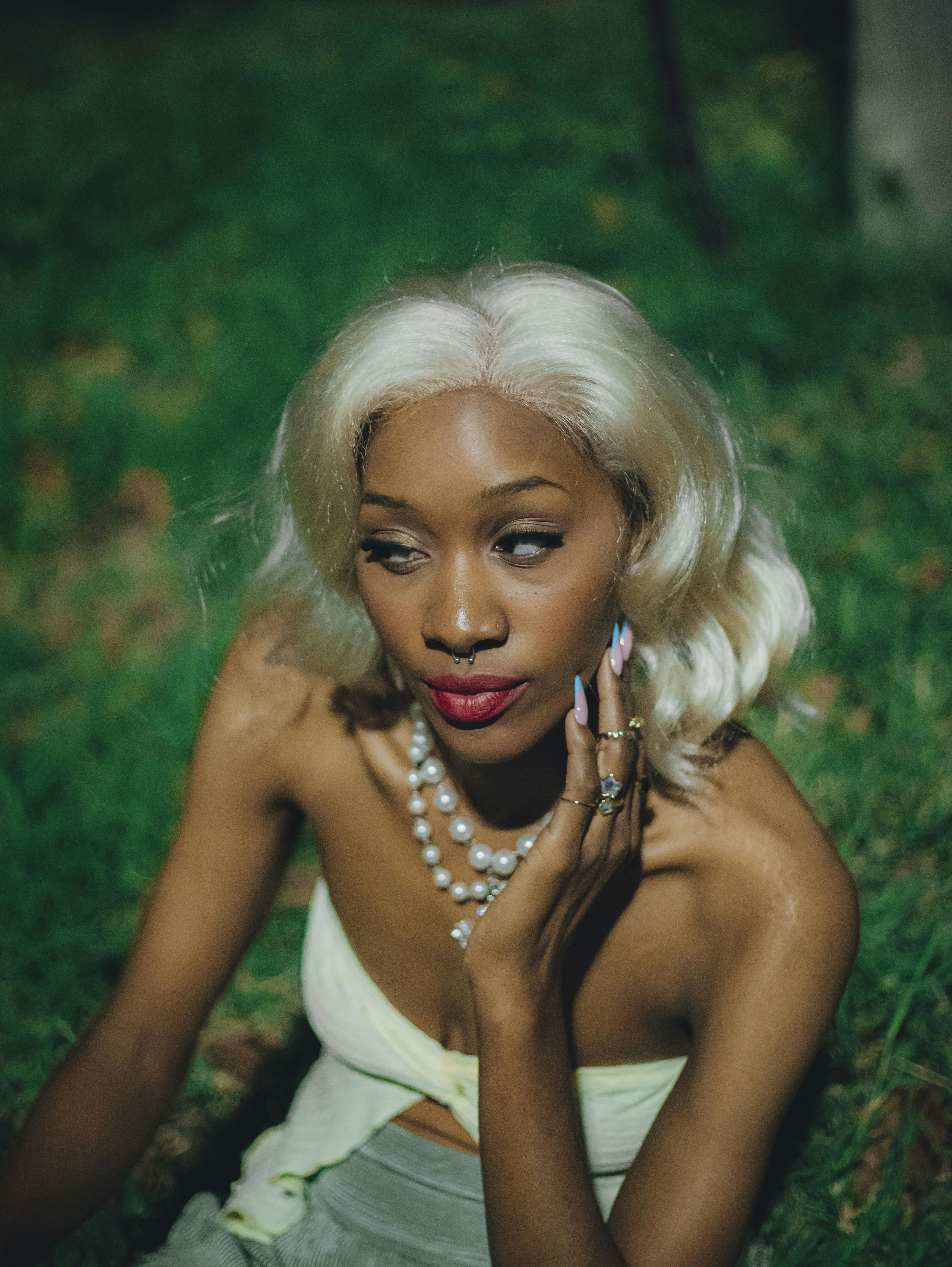 Sheen and Shadow: A Portrait in Velvet Light