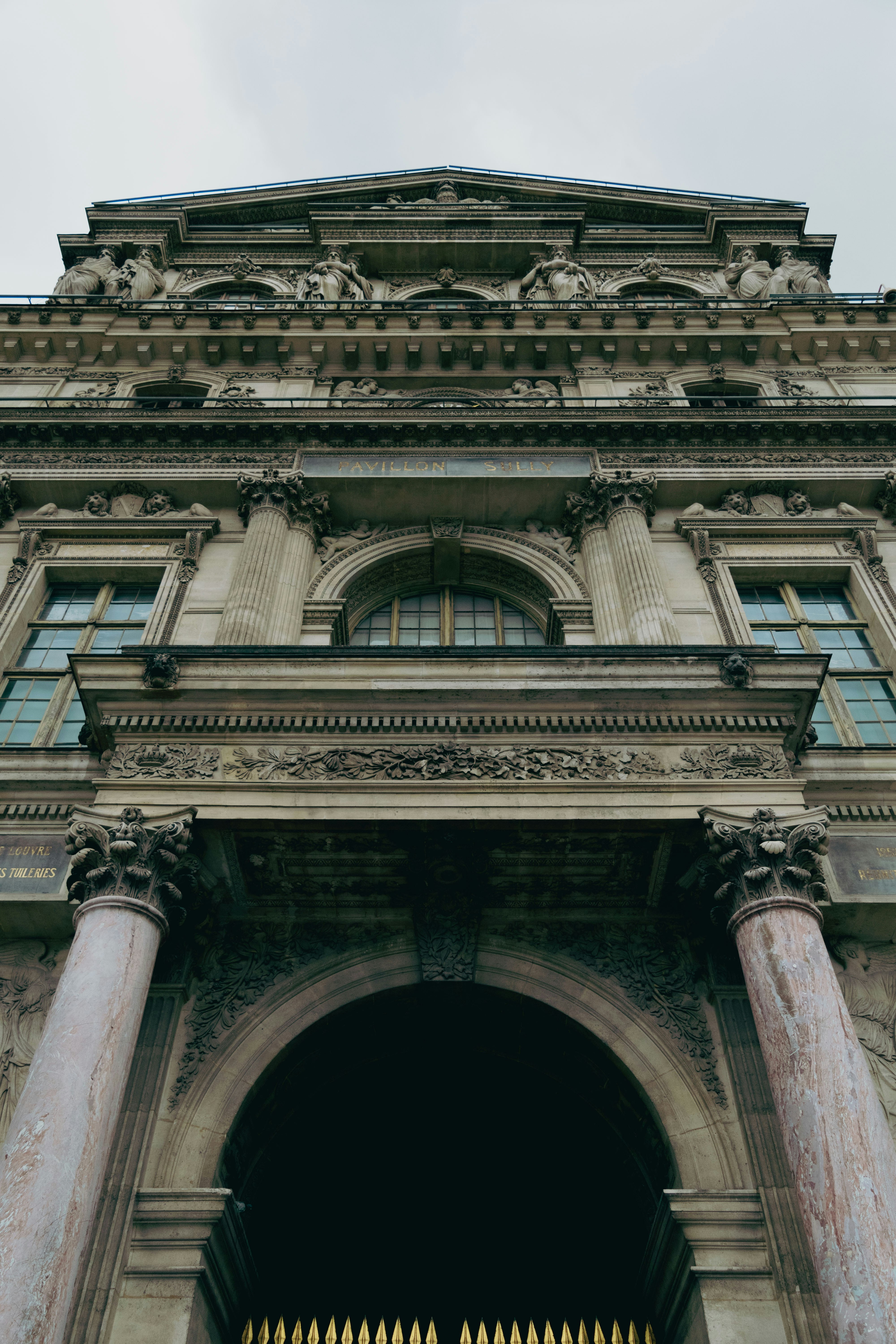 Gothic Facade in Stone: A Grand Entrance to Time