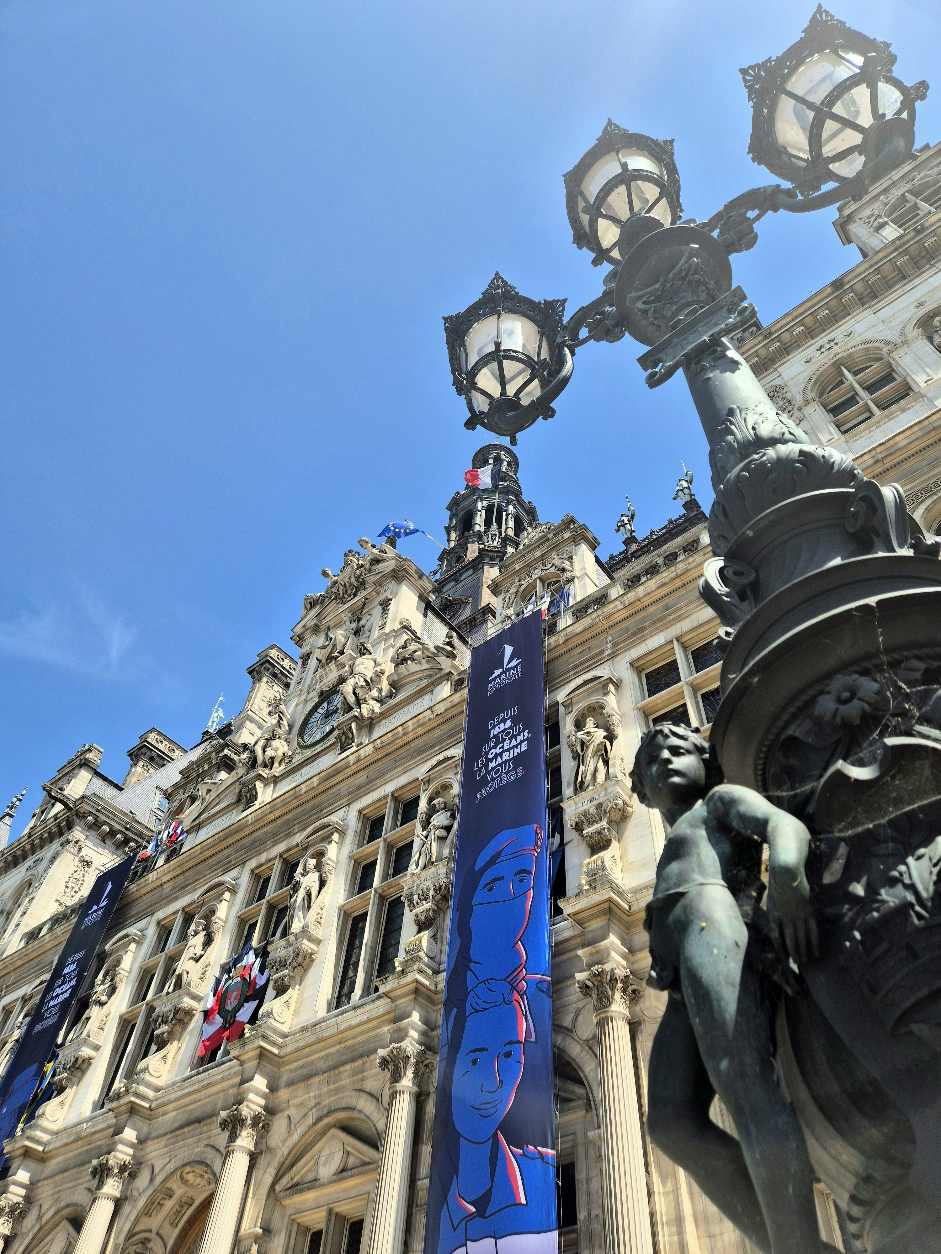 Gilded Facades and Lanterns: City Hall in the Light