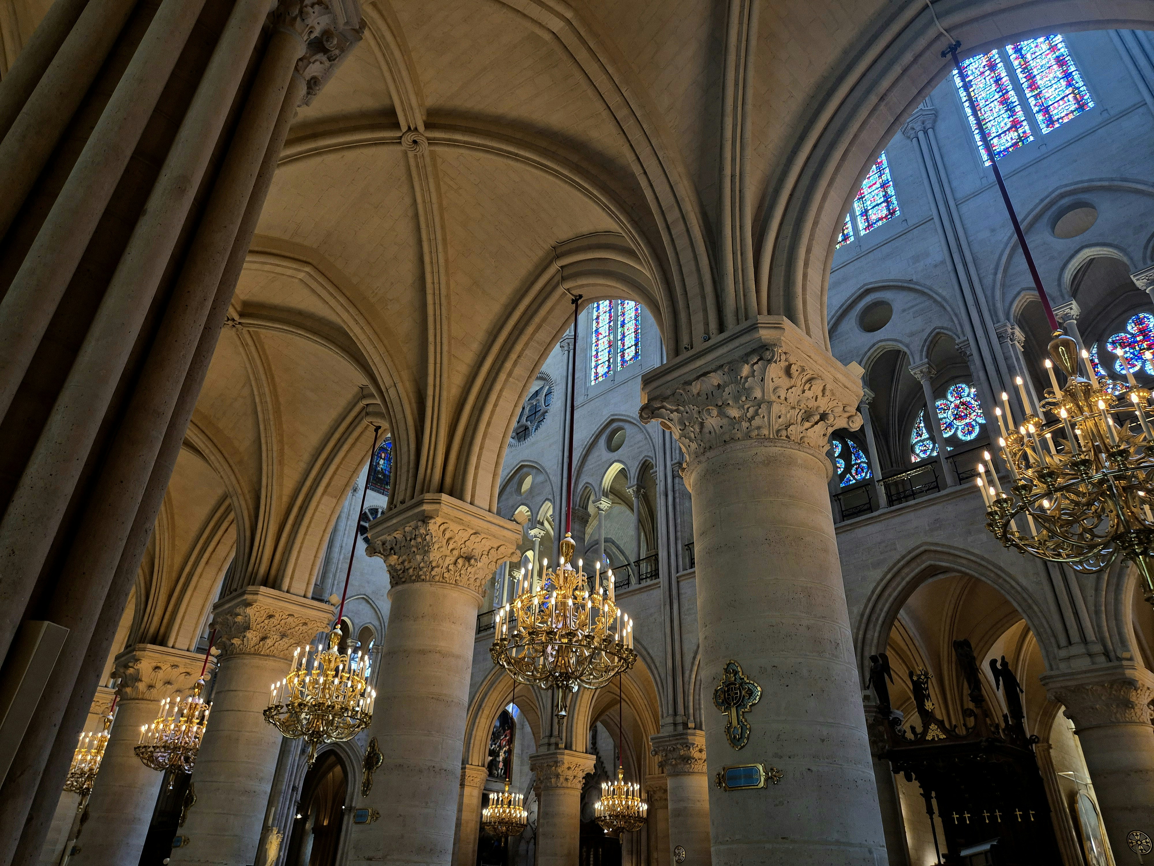 Cathedral of Light: Chandeliers and Arches in Quiet Grandeur