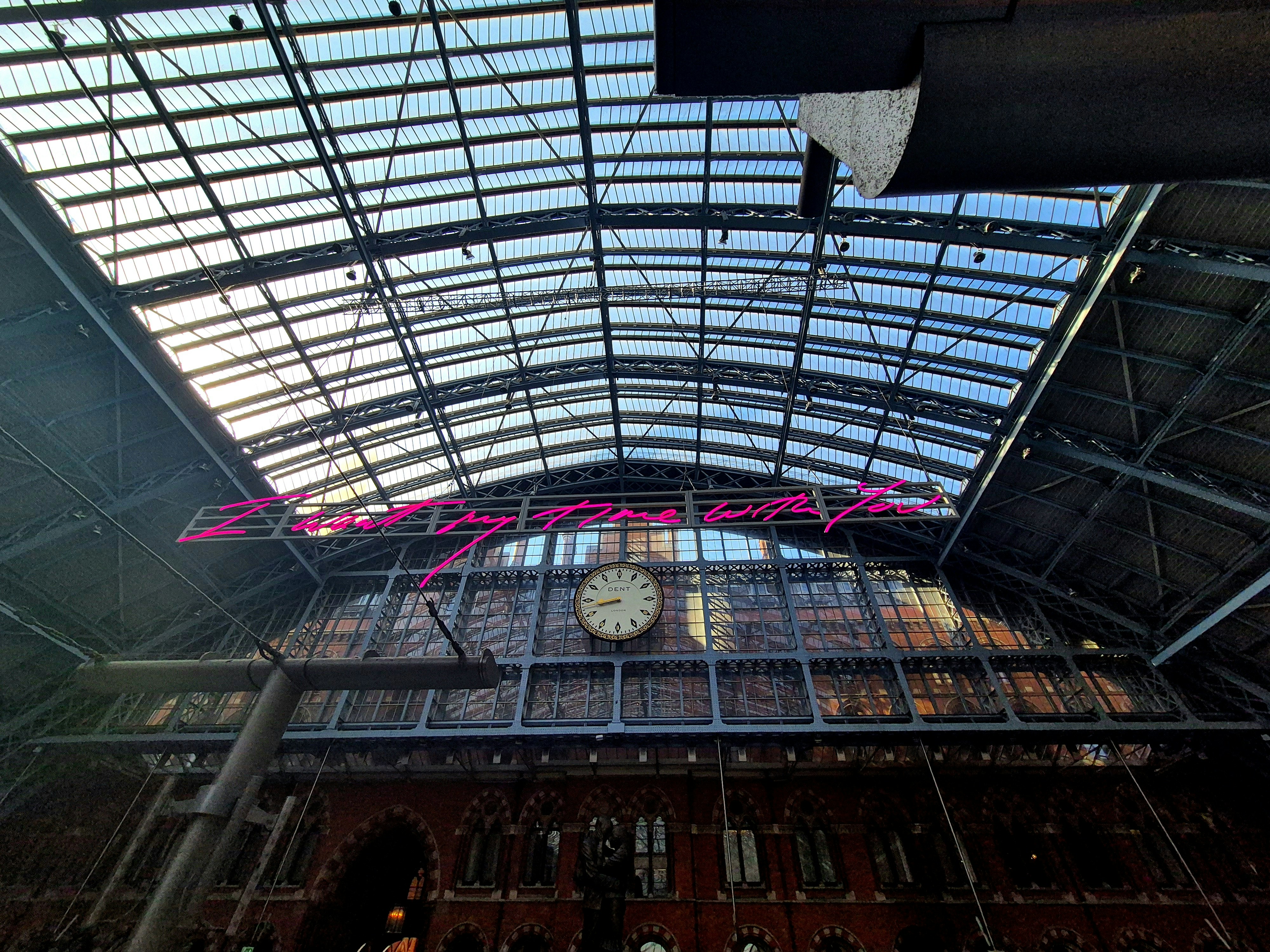 Clocked Roof: A Train Station’s Glass and Iron Courtyard
