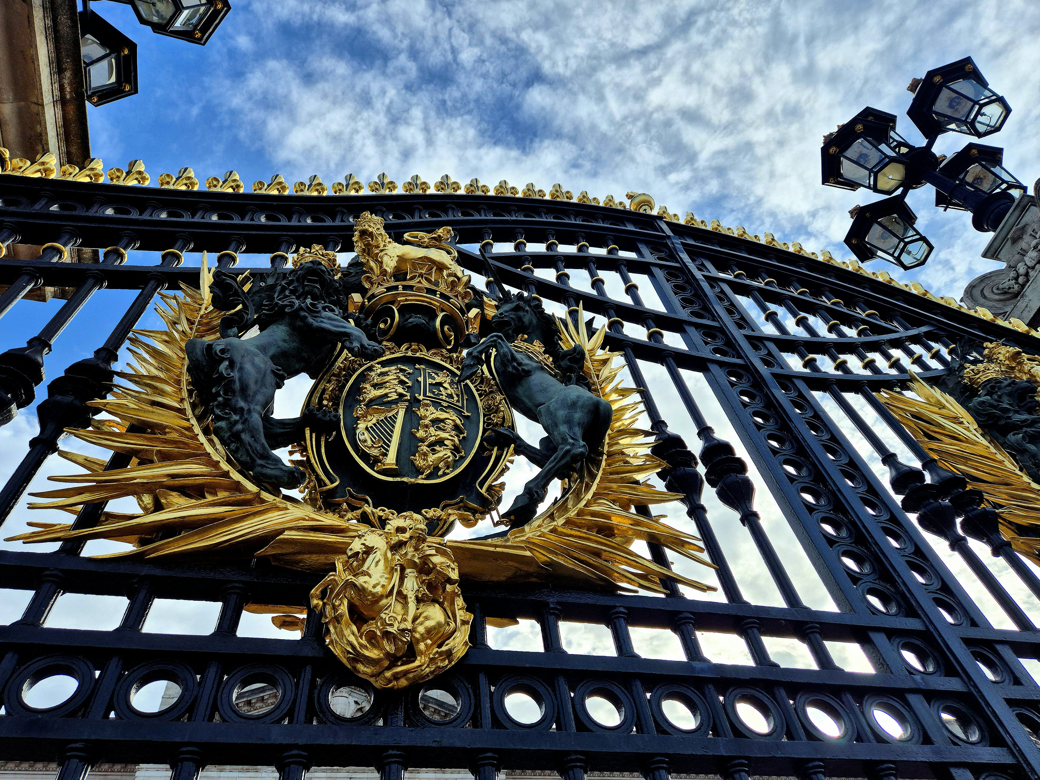 Golden Crest on the Iron Gate: Majesty in Metalwork