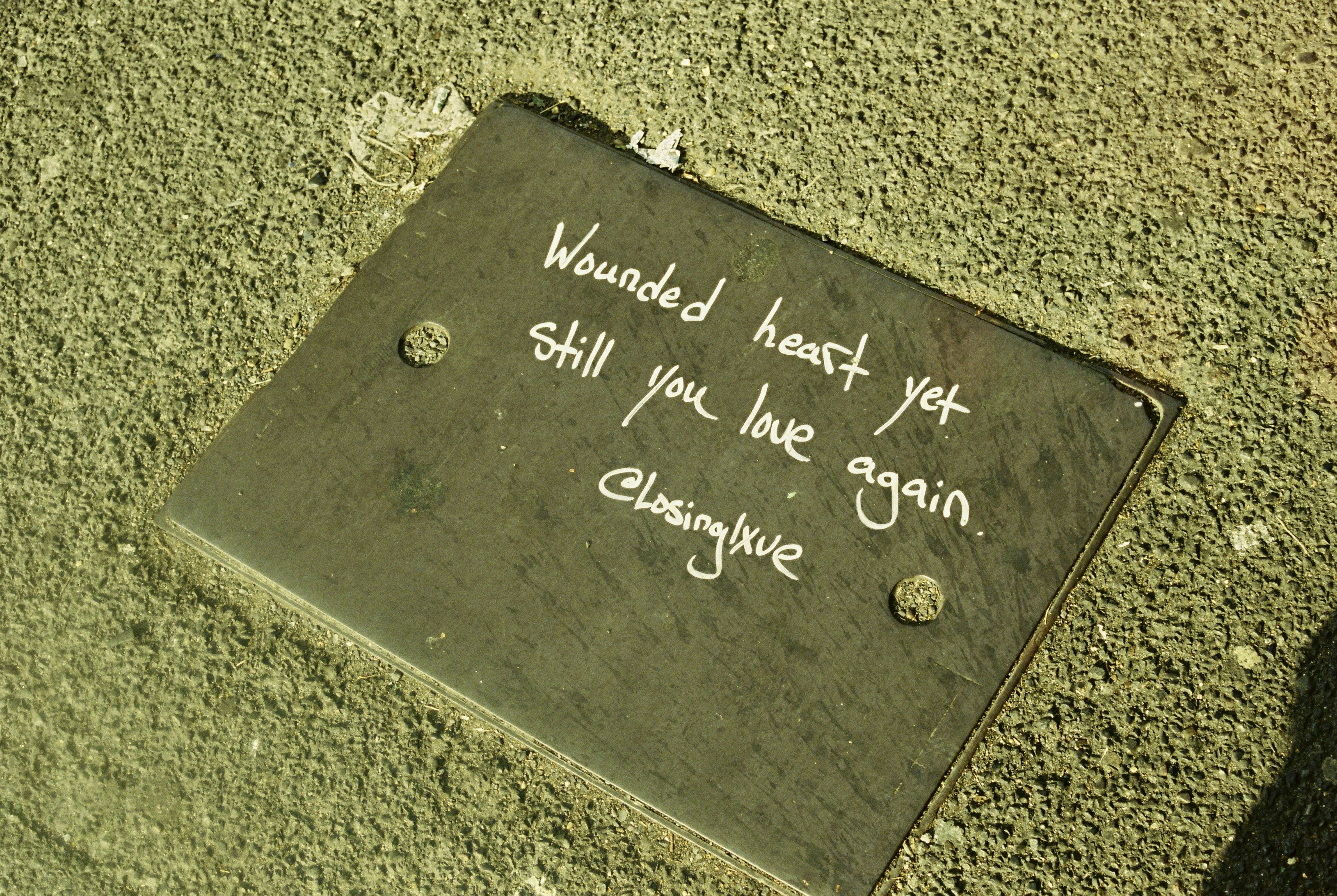 Whispered Etching on the Ground: A Wounded Heart Memorial