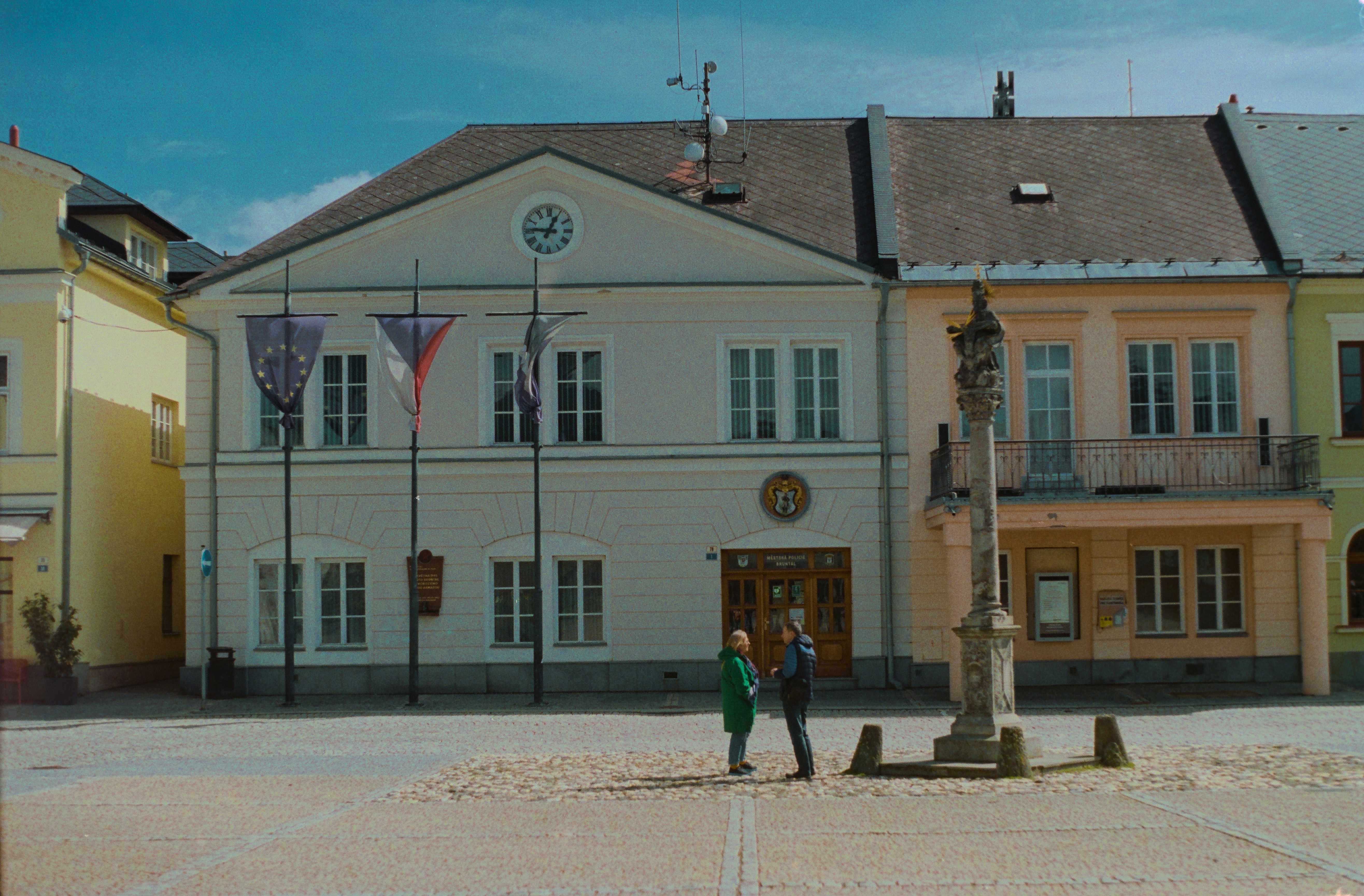 Square Talk under the Town Clock