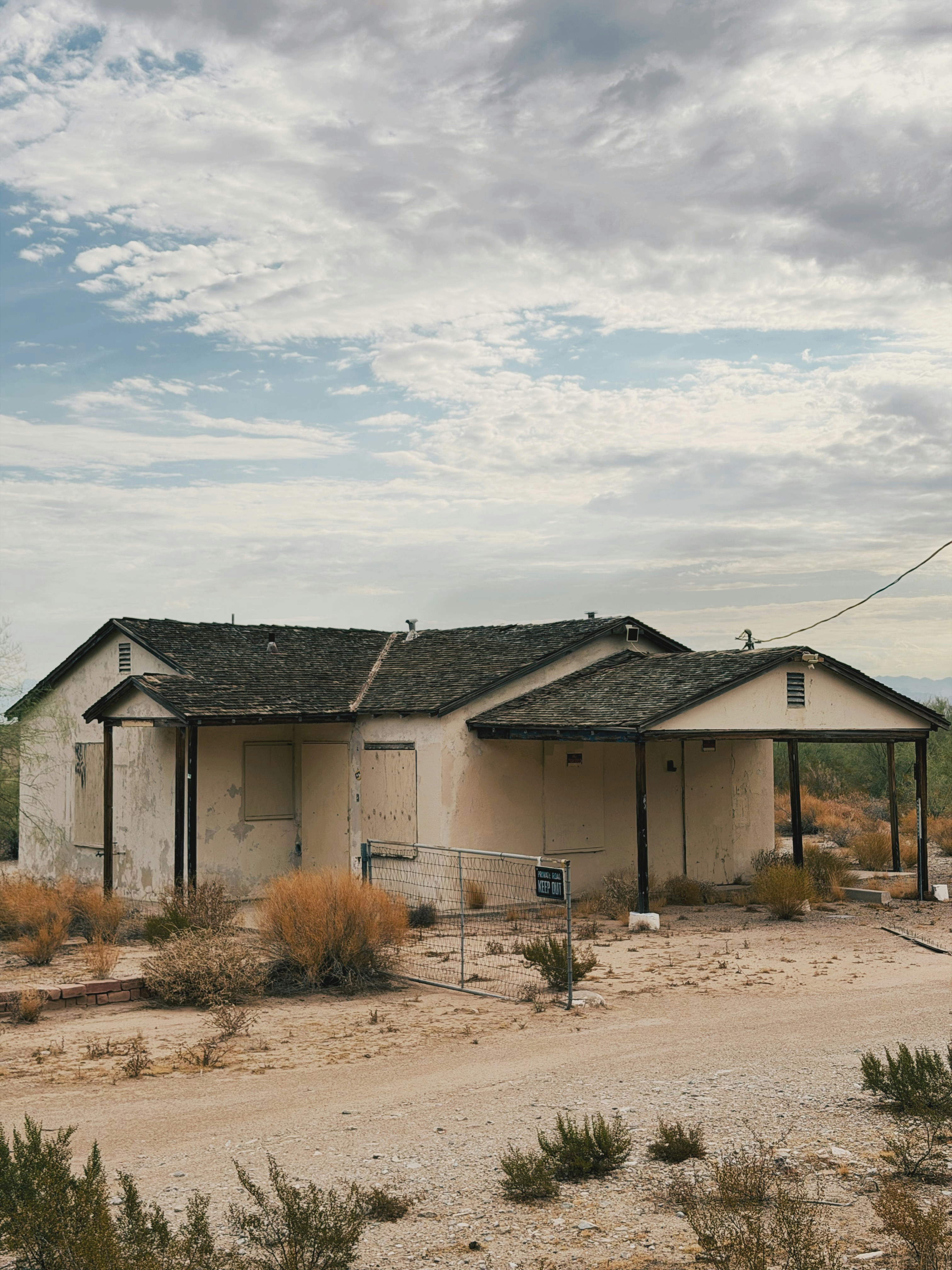 Deserted House in Dry Creek Basin