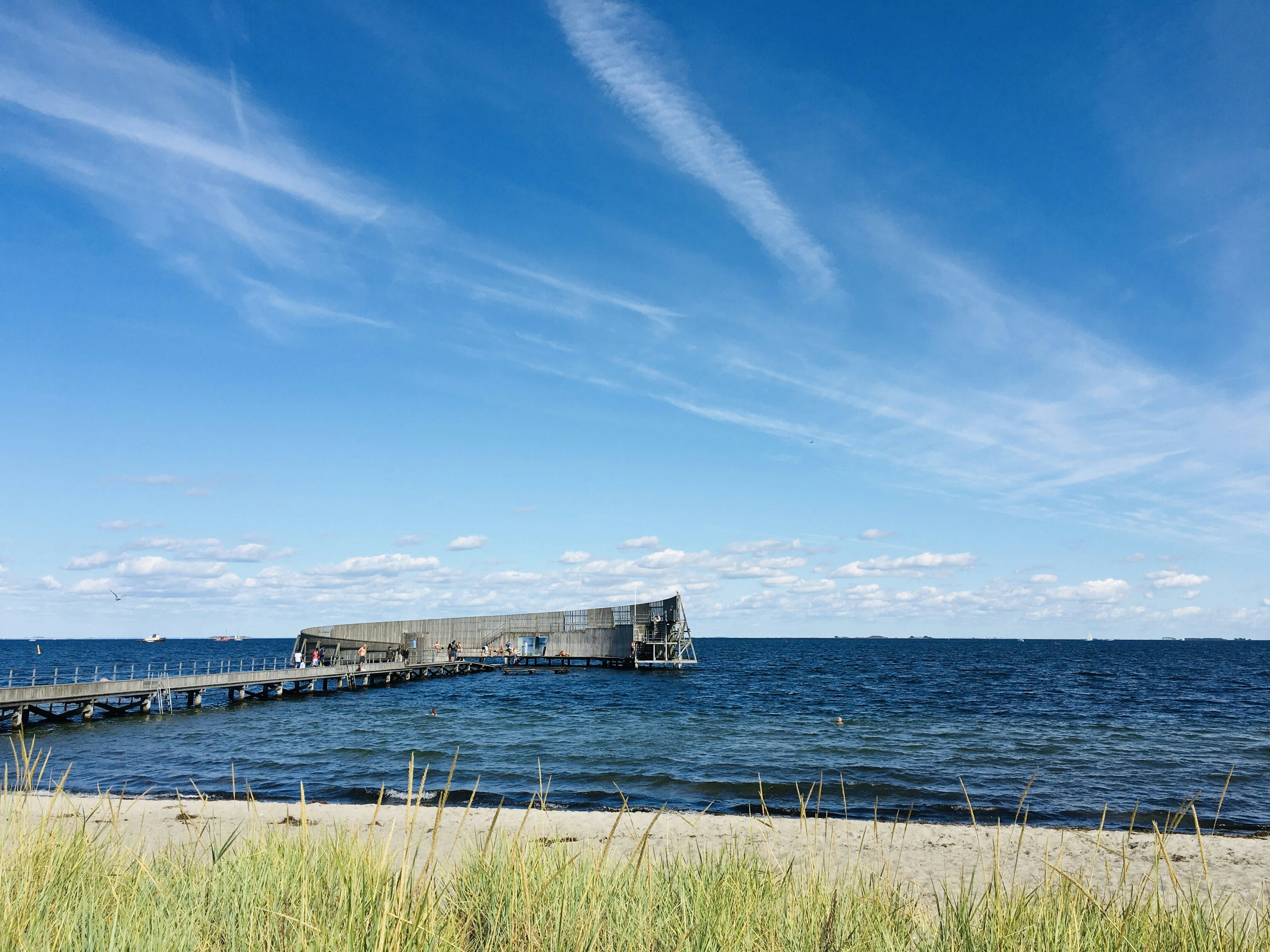 Pier at the Edge of Calm Waters