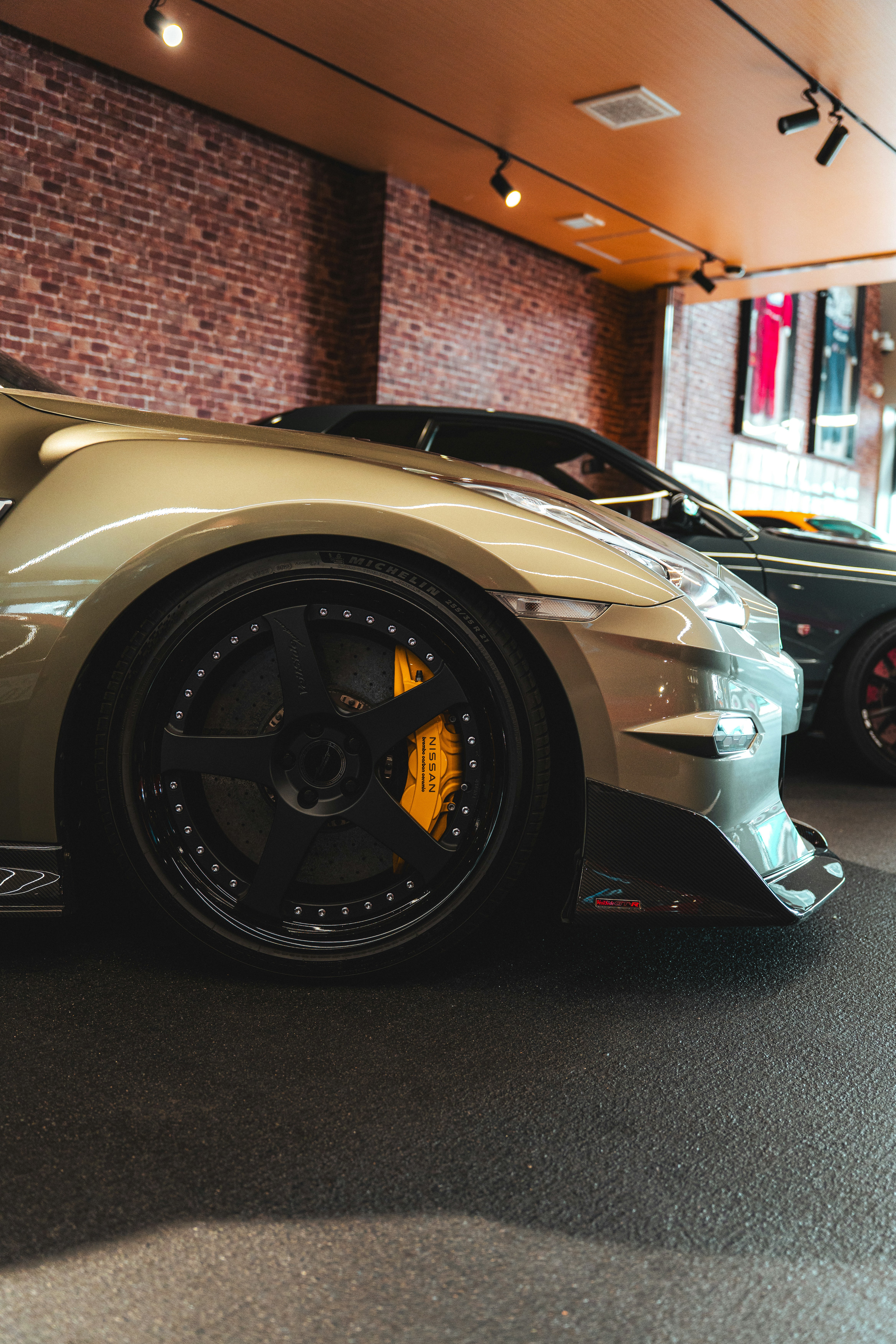 Gilded Torque: A Precision Stance Inside the Showroom