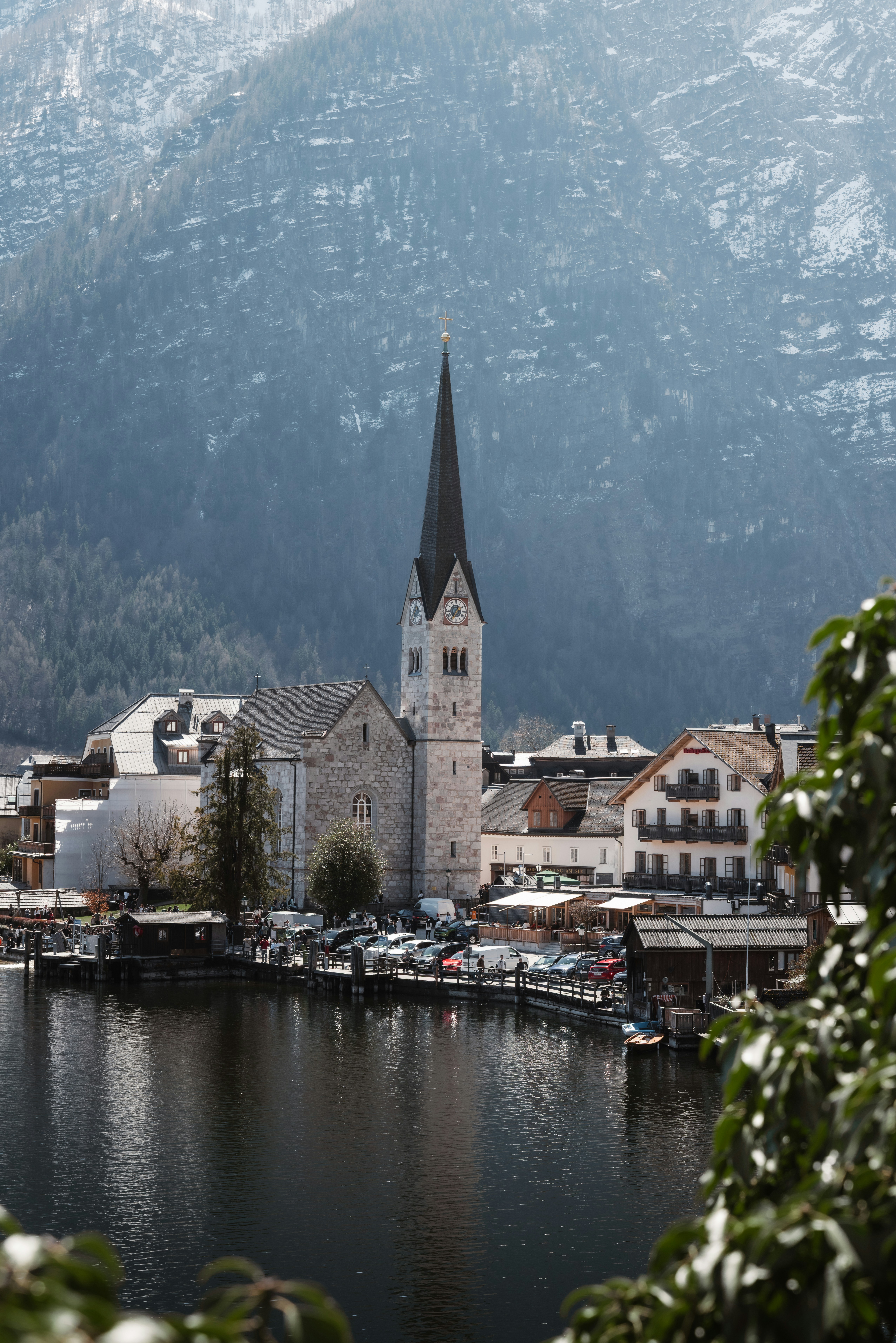 Timeless Spire Over Still Waters