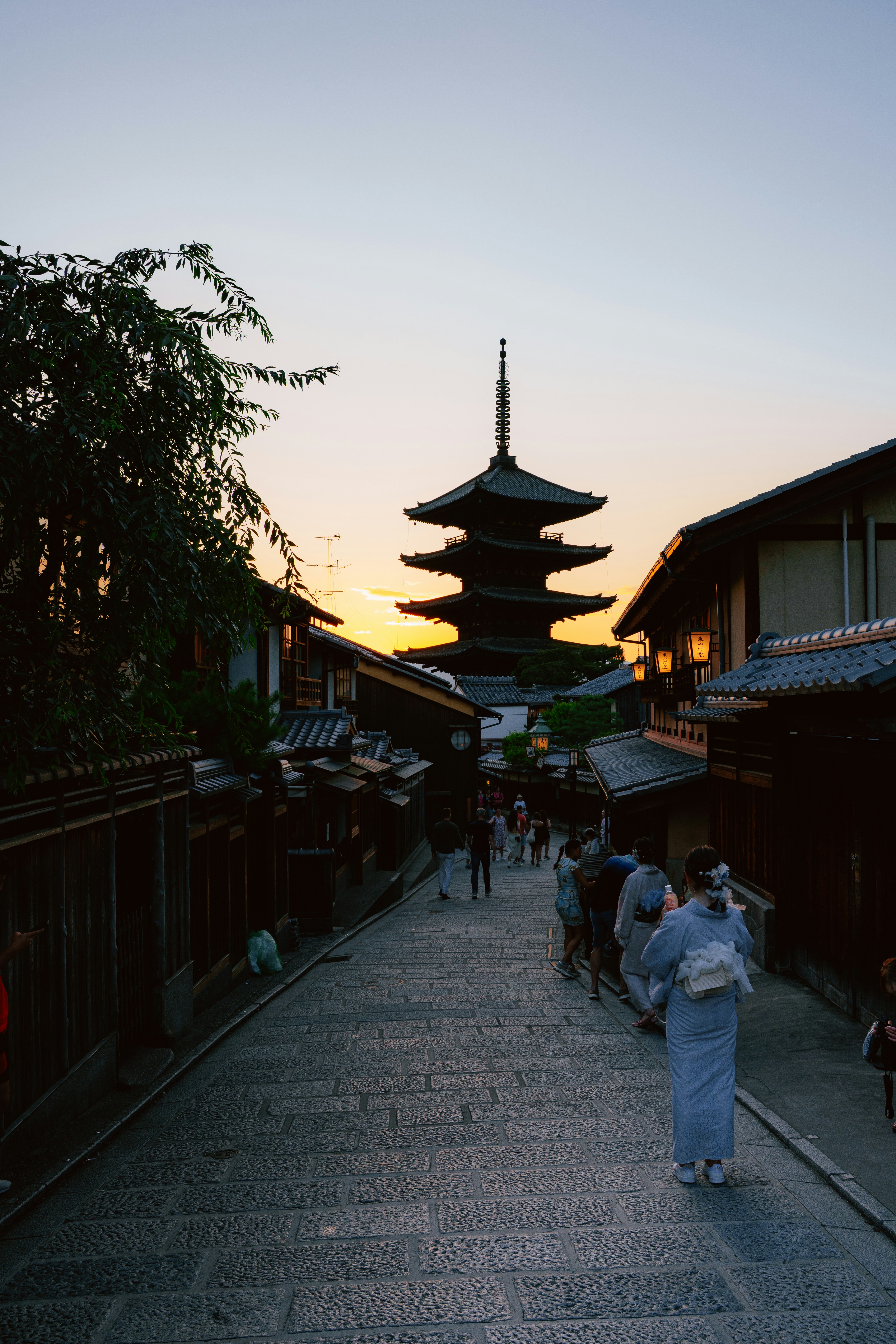 Evening at the Five-Story Pagoda Street