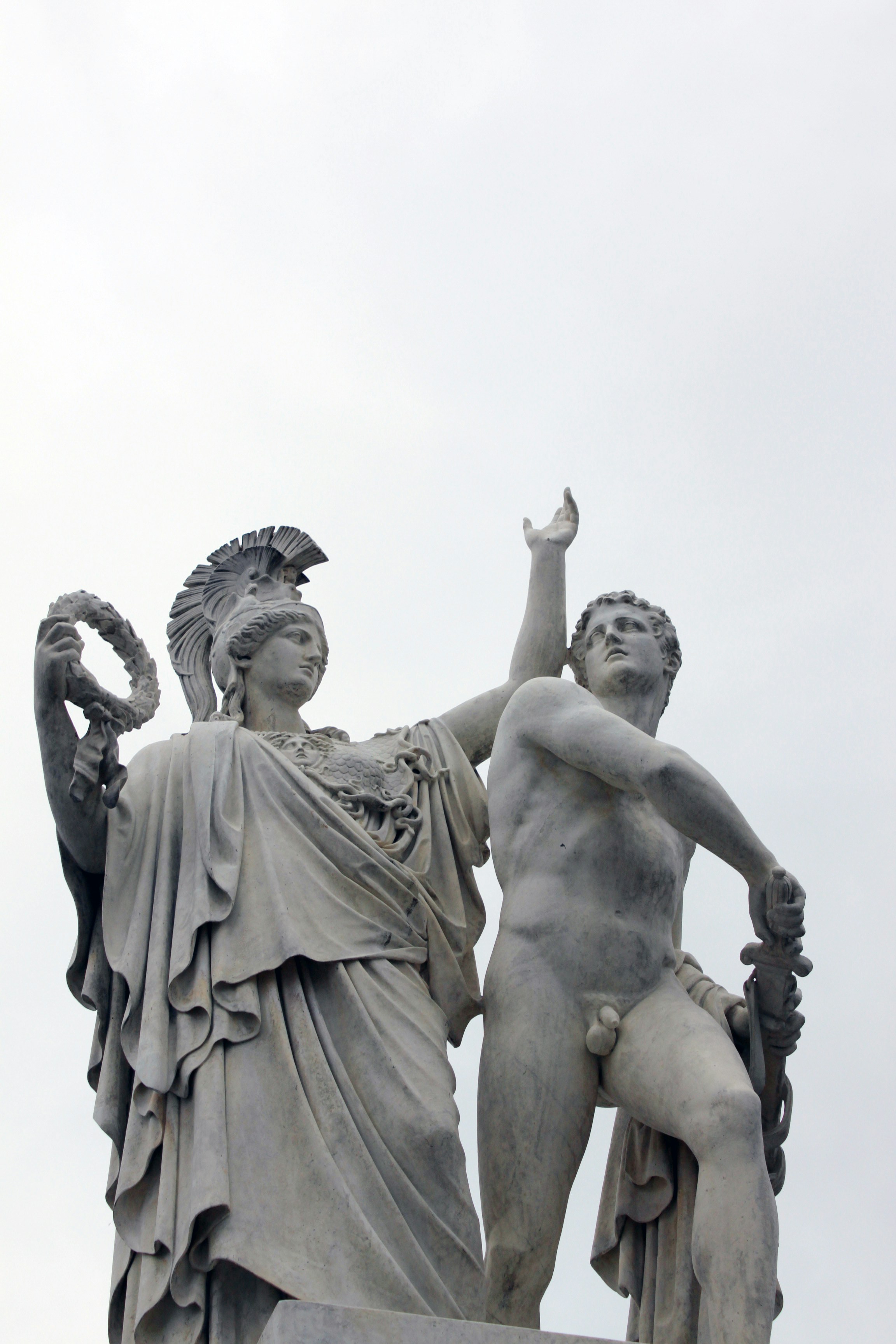 Triumph of Carved Form: A Classical Pair in Marble