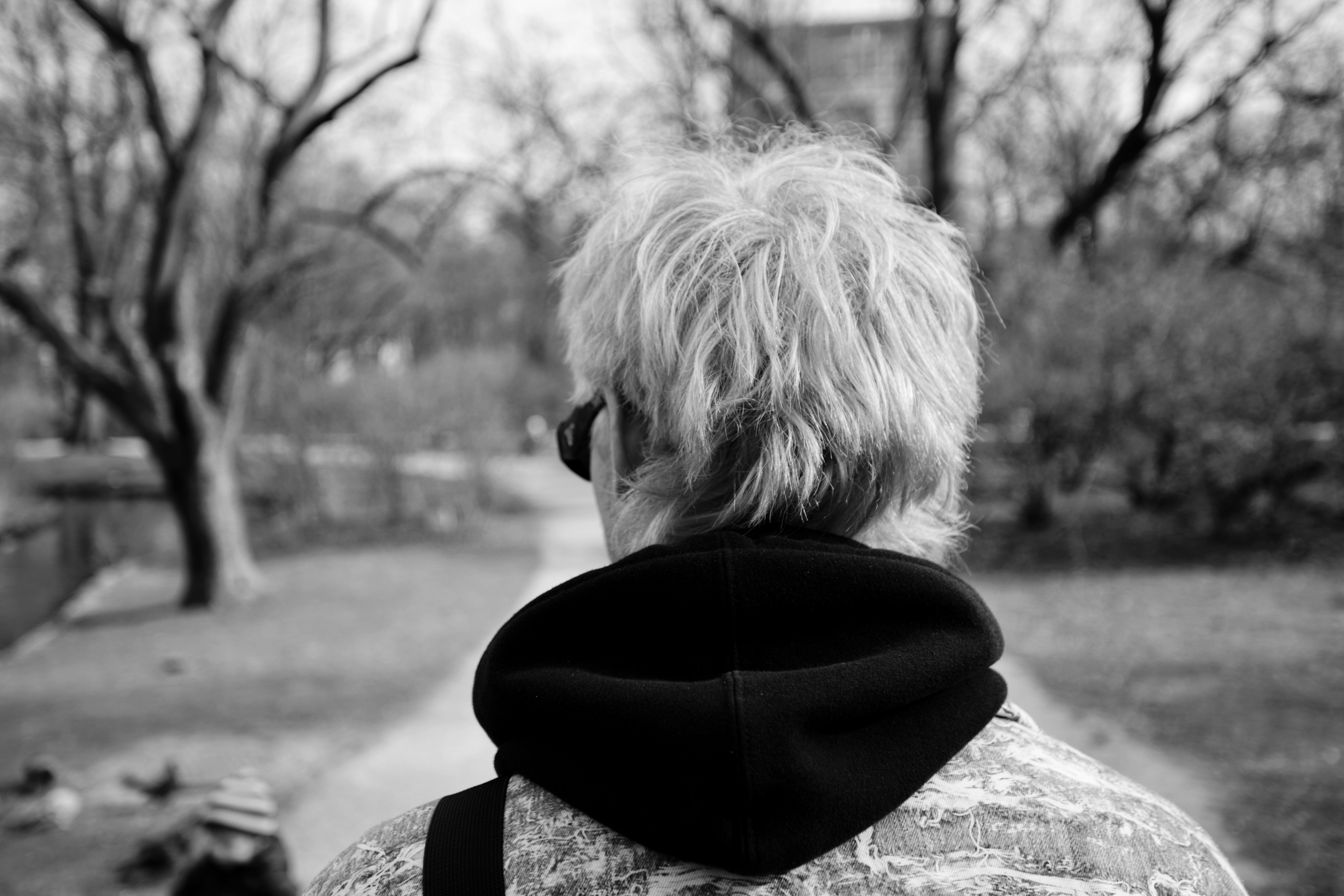 Backlit Portrait: A Quiet Moment in the Park