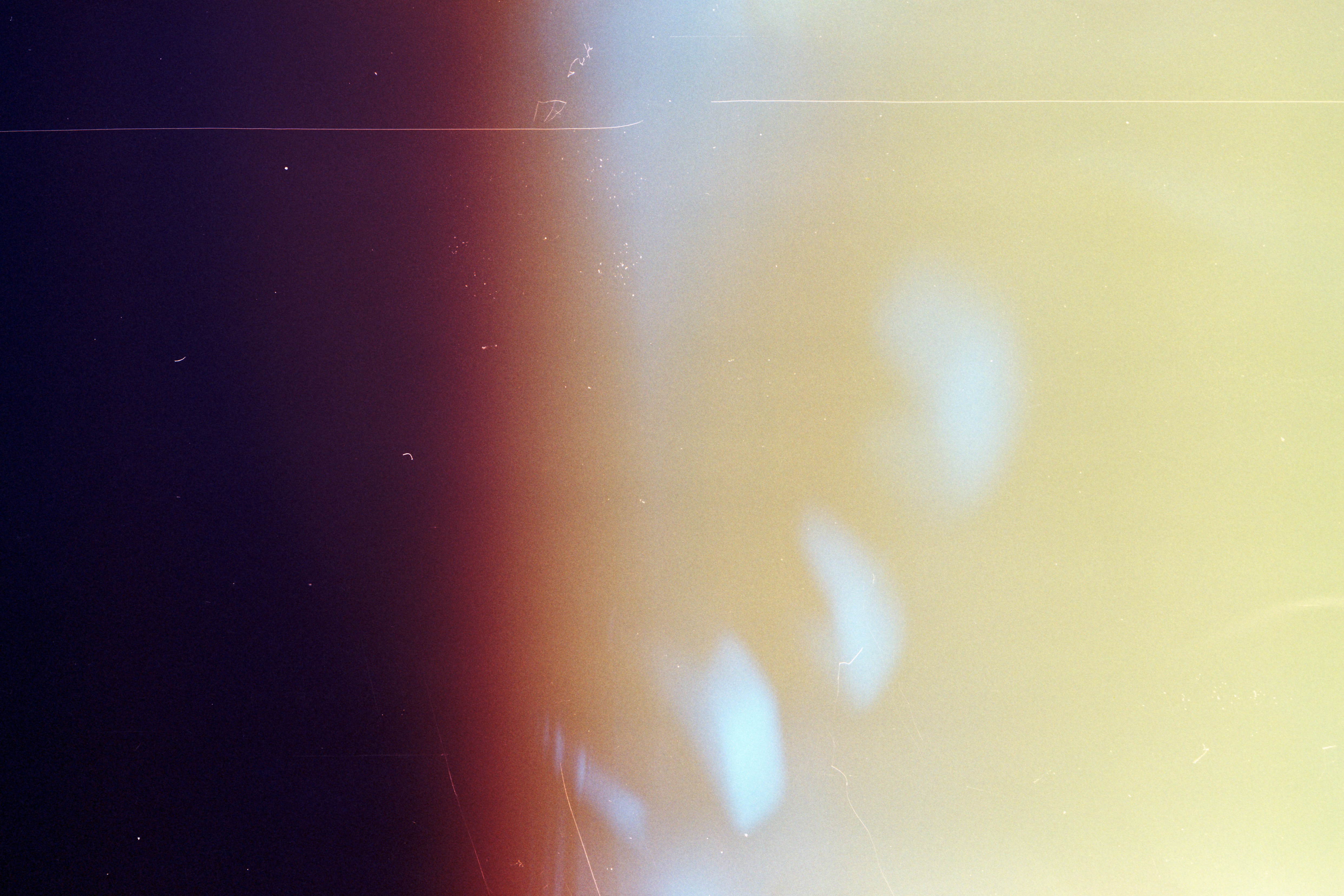 Chromatic Drift Across a Negative Space