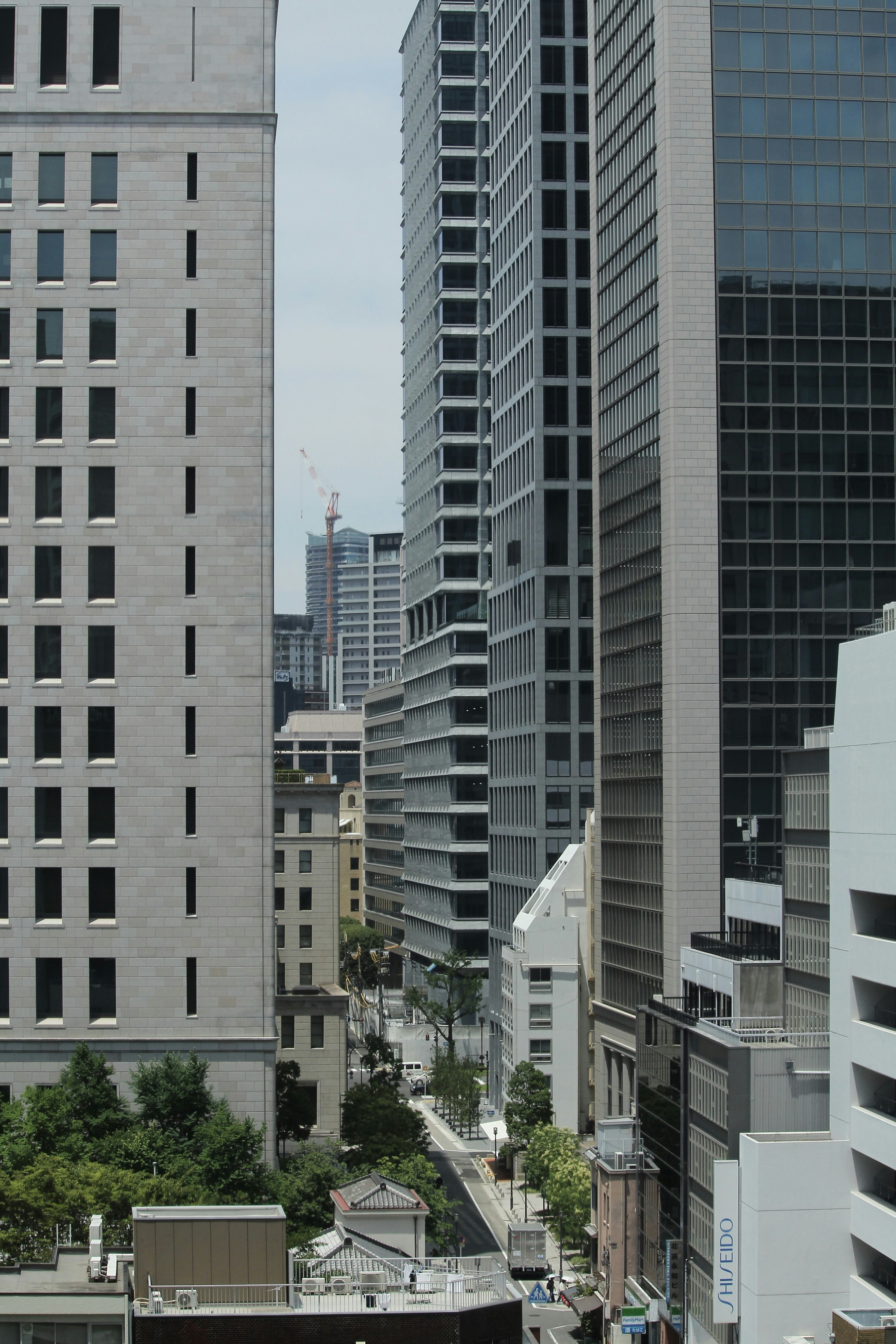  Canyon of Glass and Concrete: A Quiet City Alley Between Skyscrapers