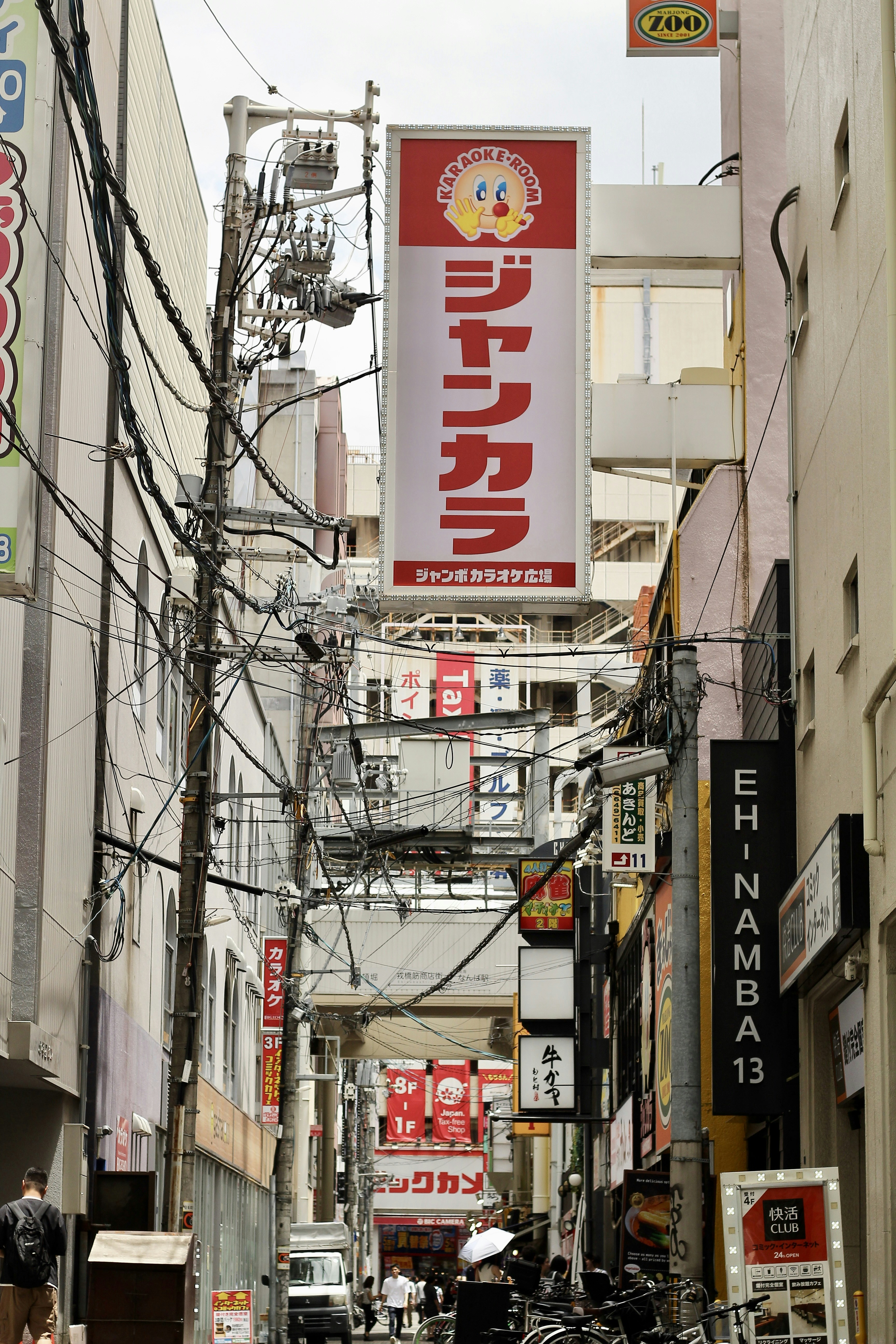Neon Alley: A Vertical Jumble of Signage and Wires
