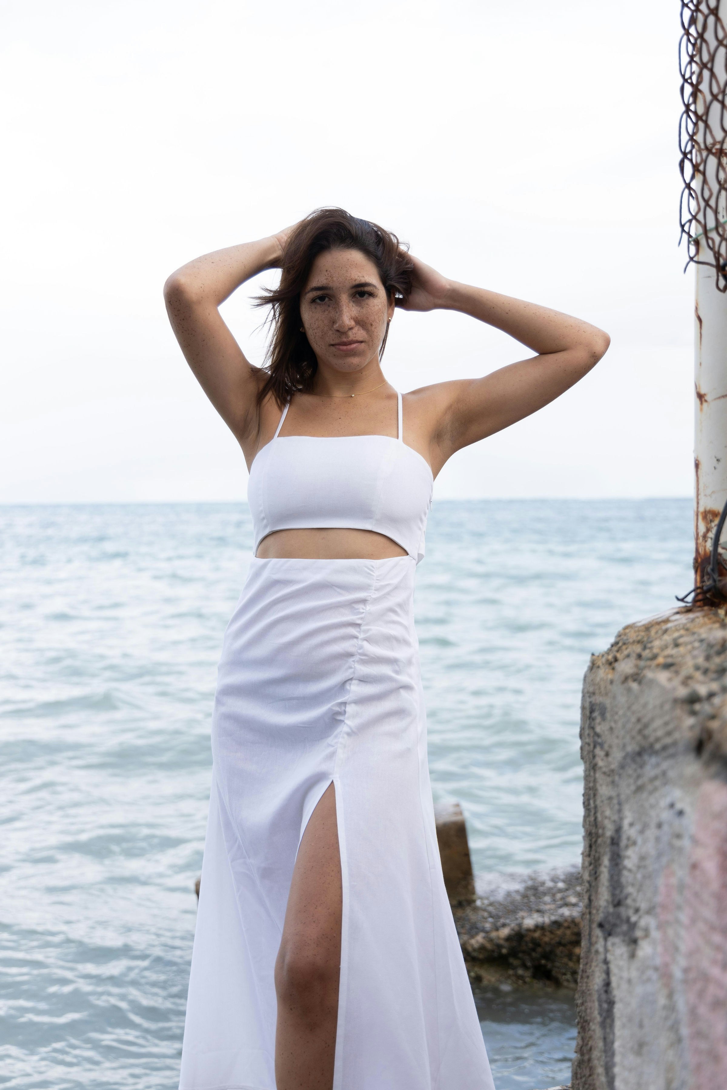 White-Washed Confidence on the Pier