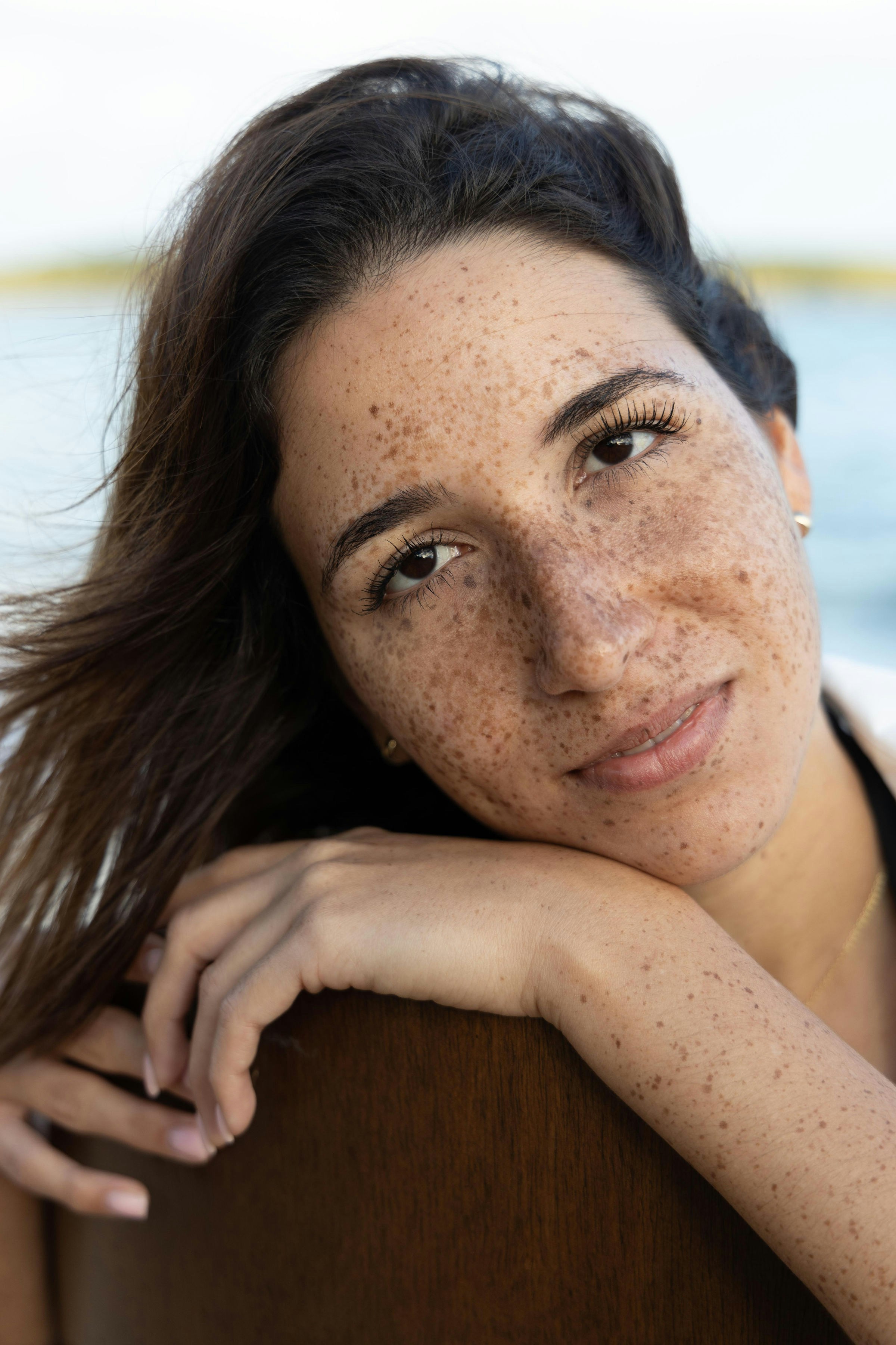 Freckled Gaze by the Shore