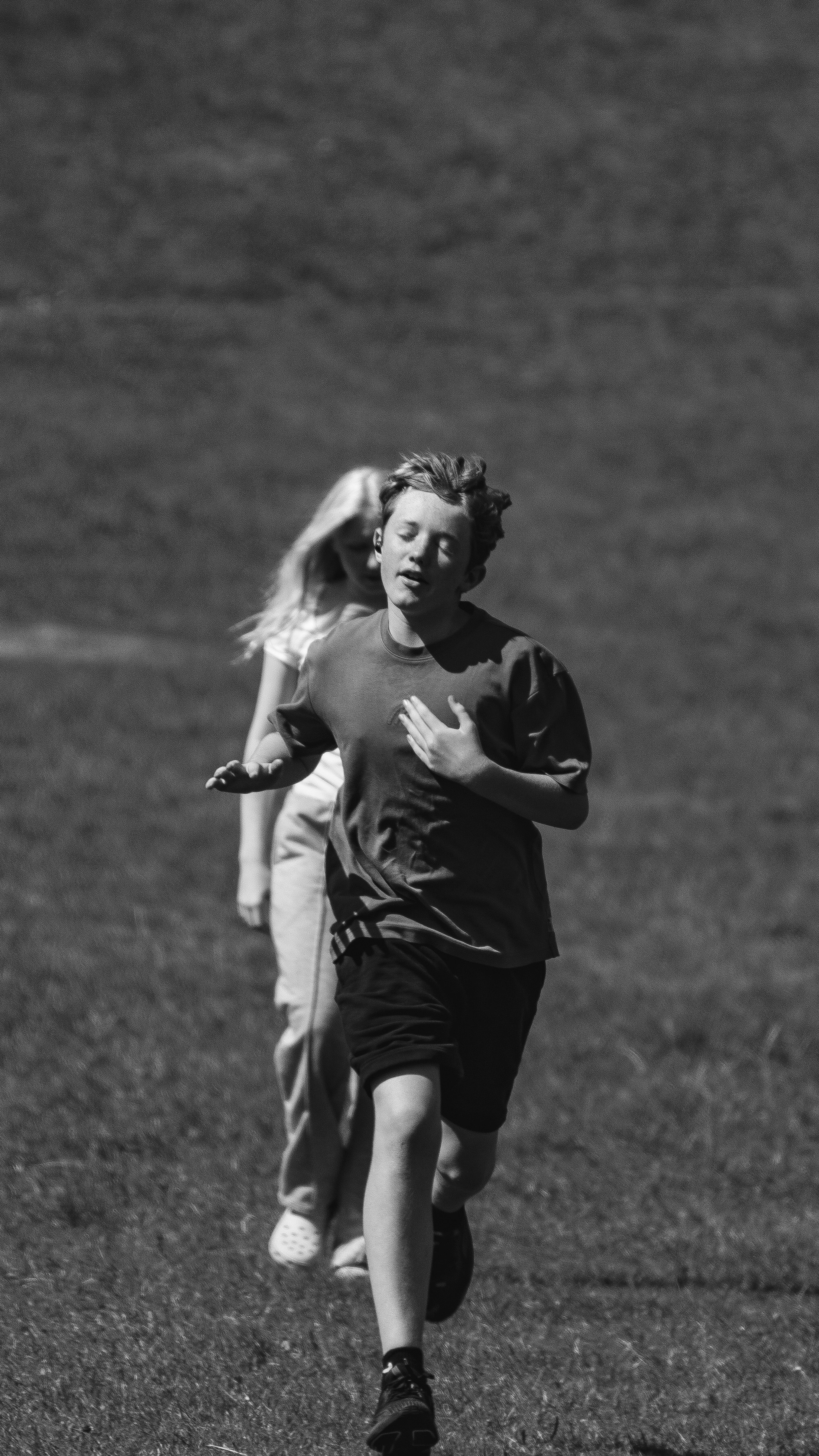 Running Toward the Light: A Moment of Joy on the Field