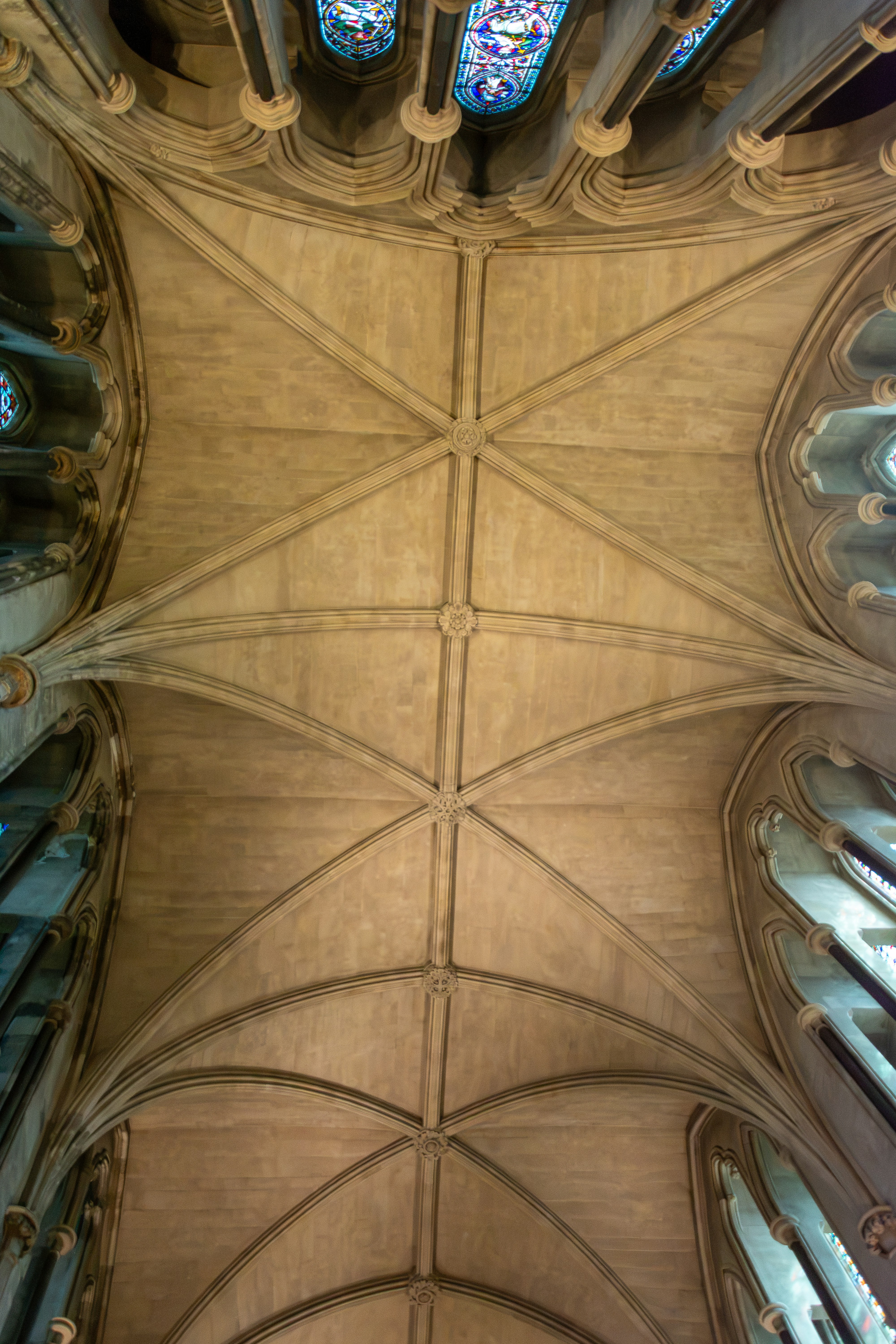 Ribbed Vaulting Reaches Toward the Aisle of Light