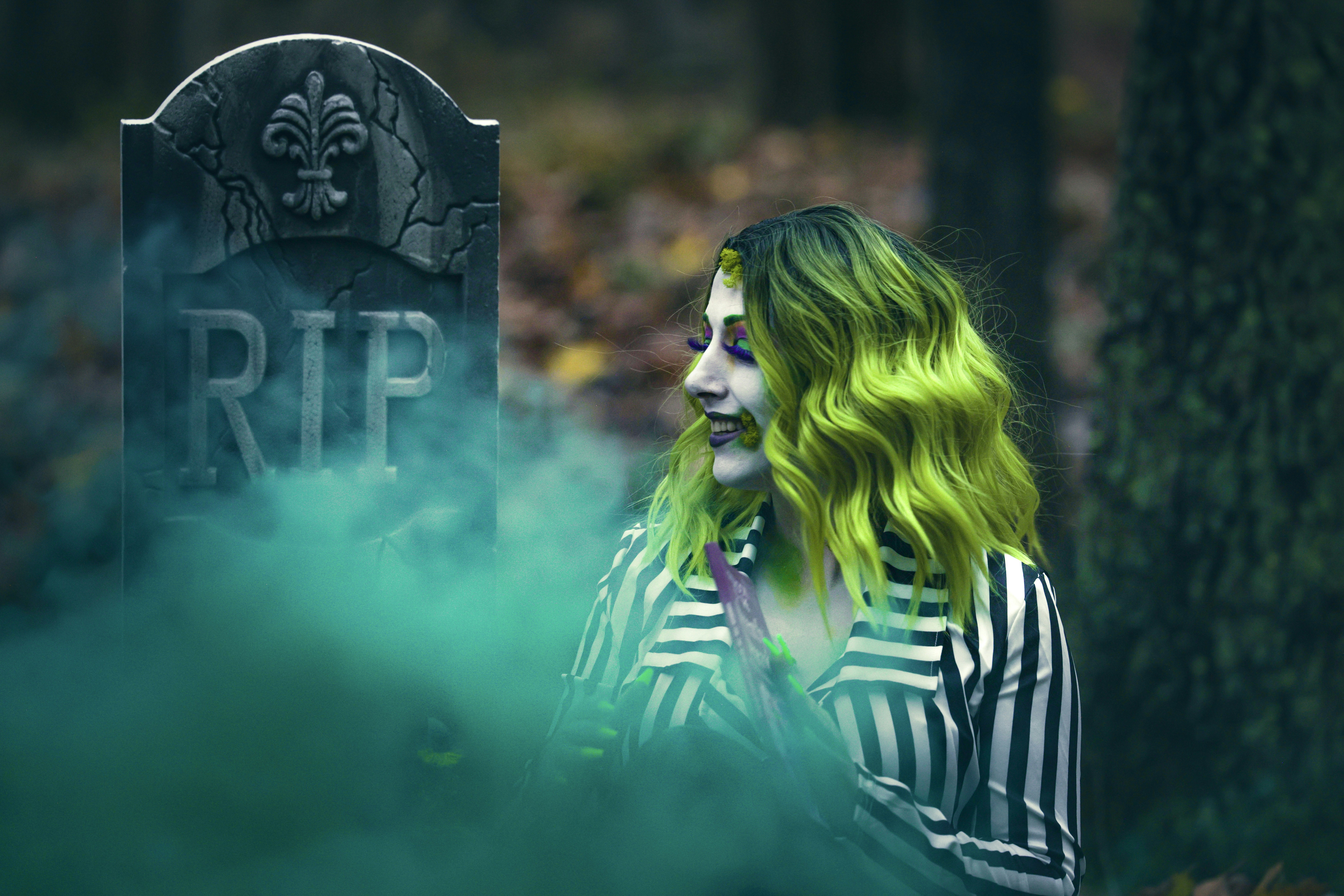 Emerald Haze at the Graveyard Gate