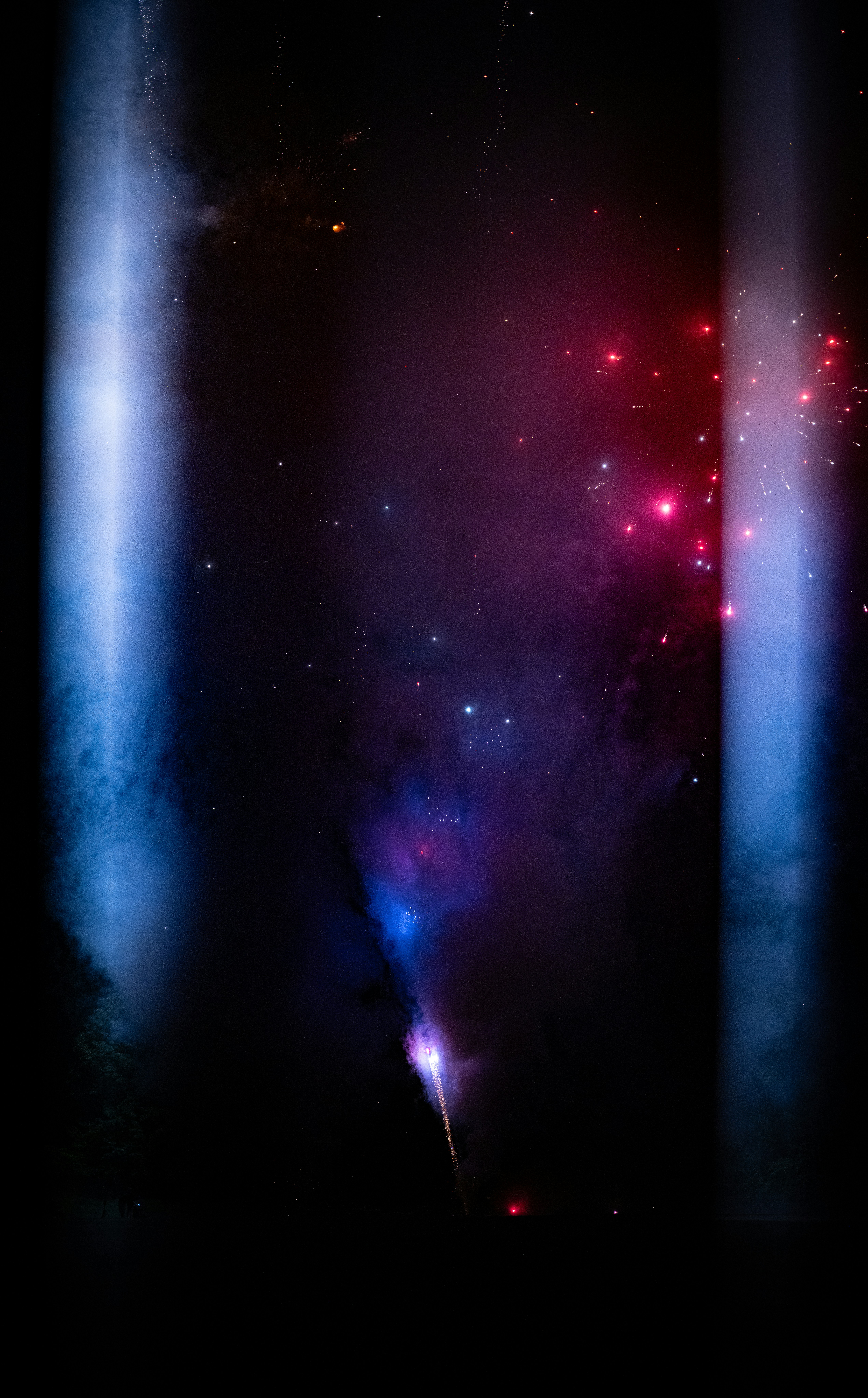 Nebulae Between Curtain Flares