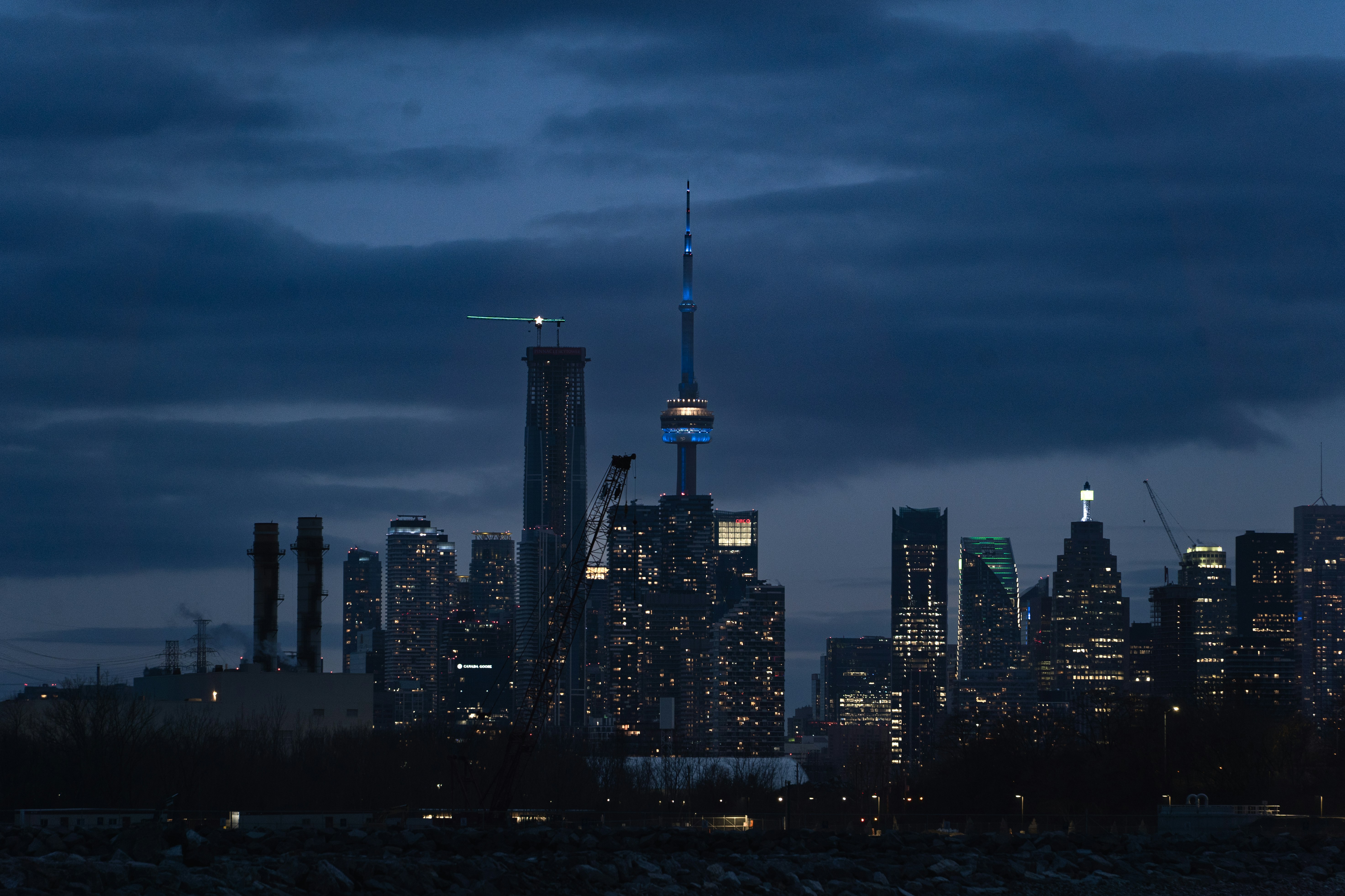 Midnight Skyline: The Needle in Neon