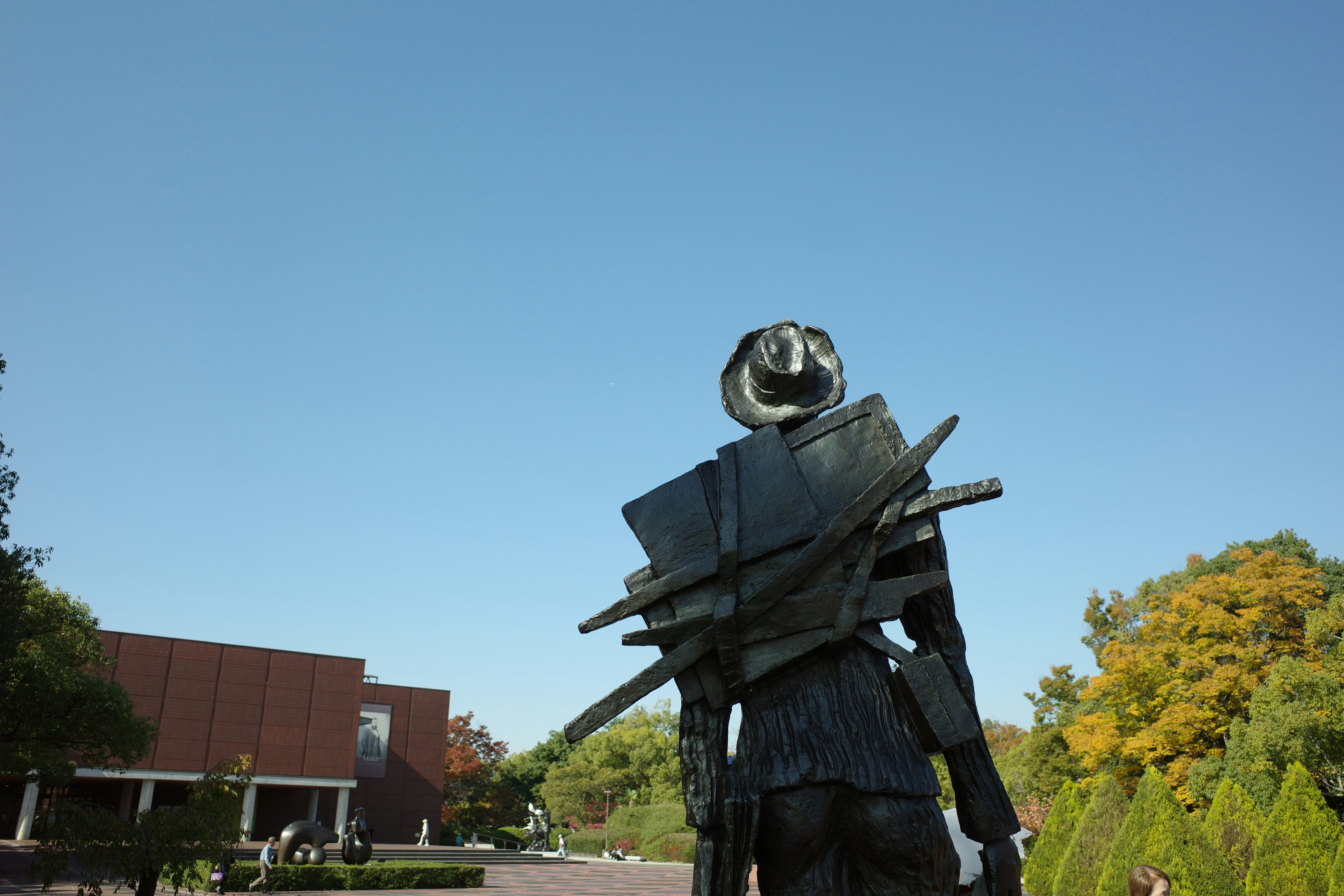 Steel Sentinel: A Closer Look at the Monument in Quiet Campus Greens