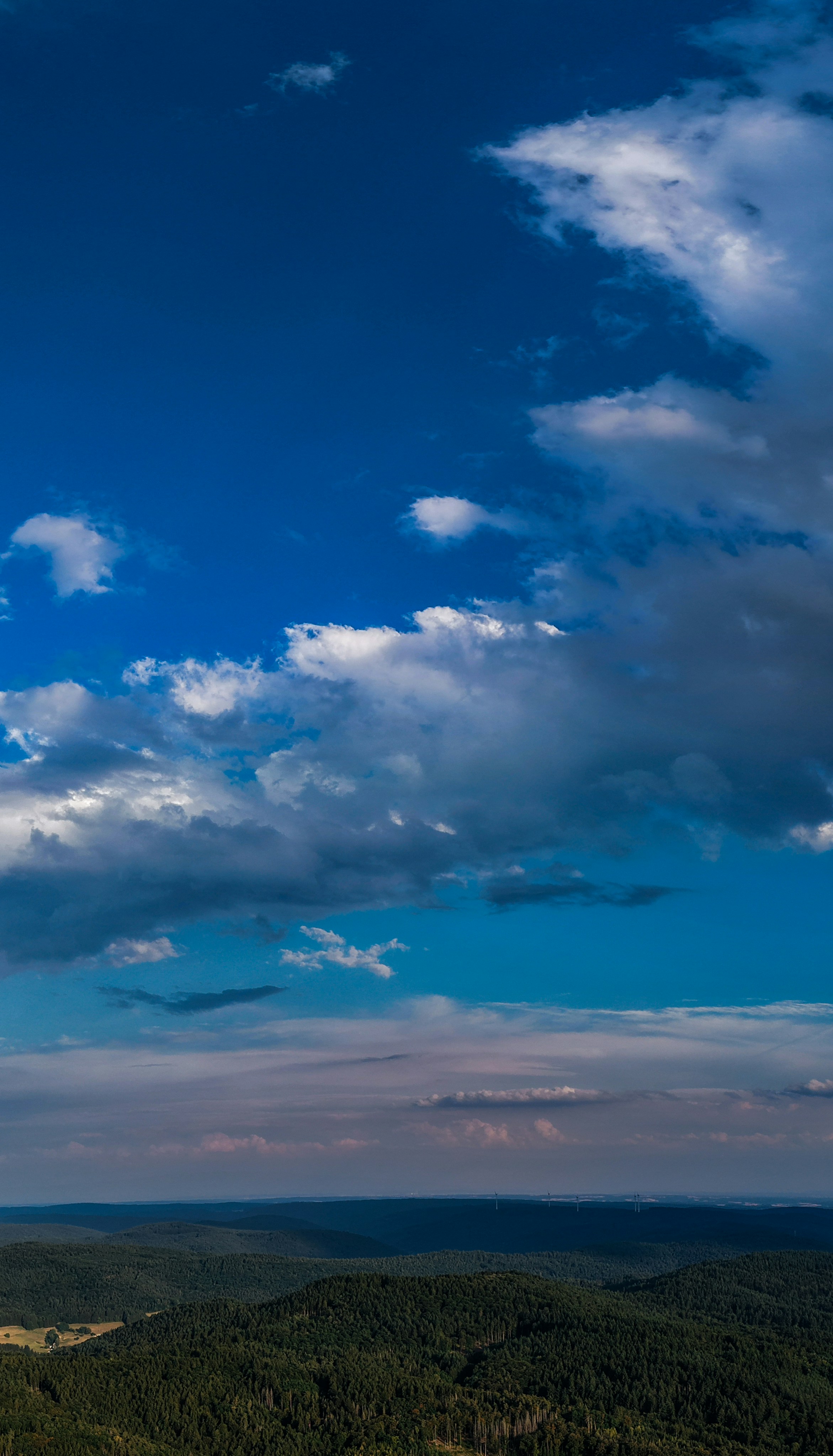 Horizon of Quiet Peaks Under A Wide Sky