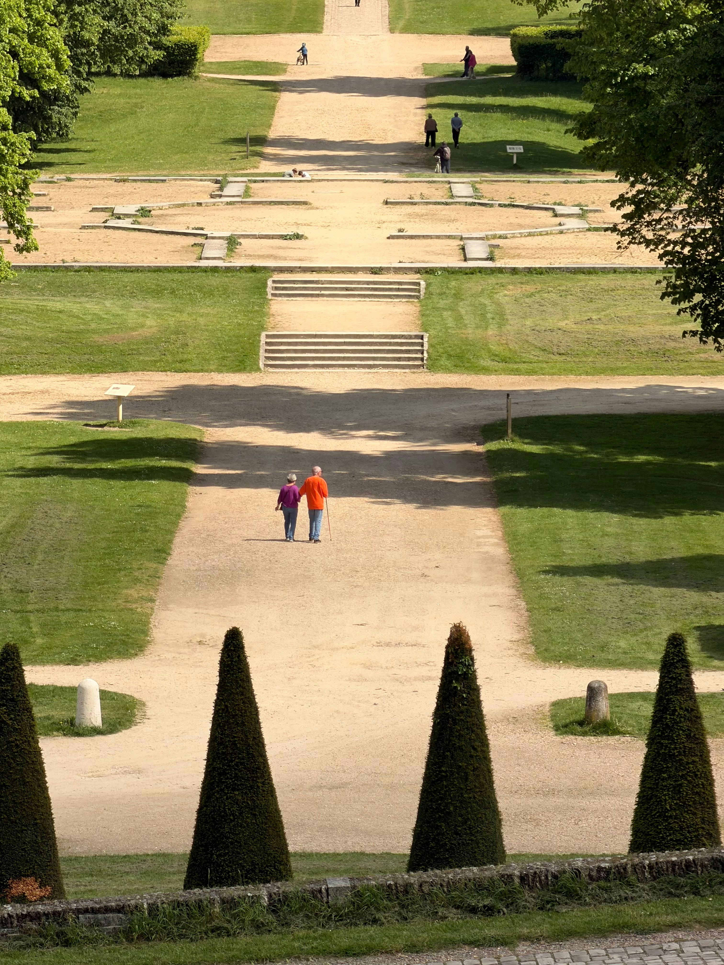 A Sunset Walk Through Tiered Gardens