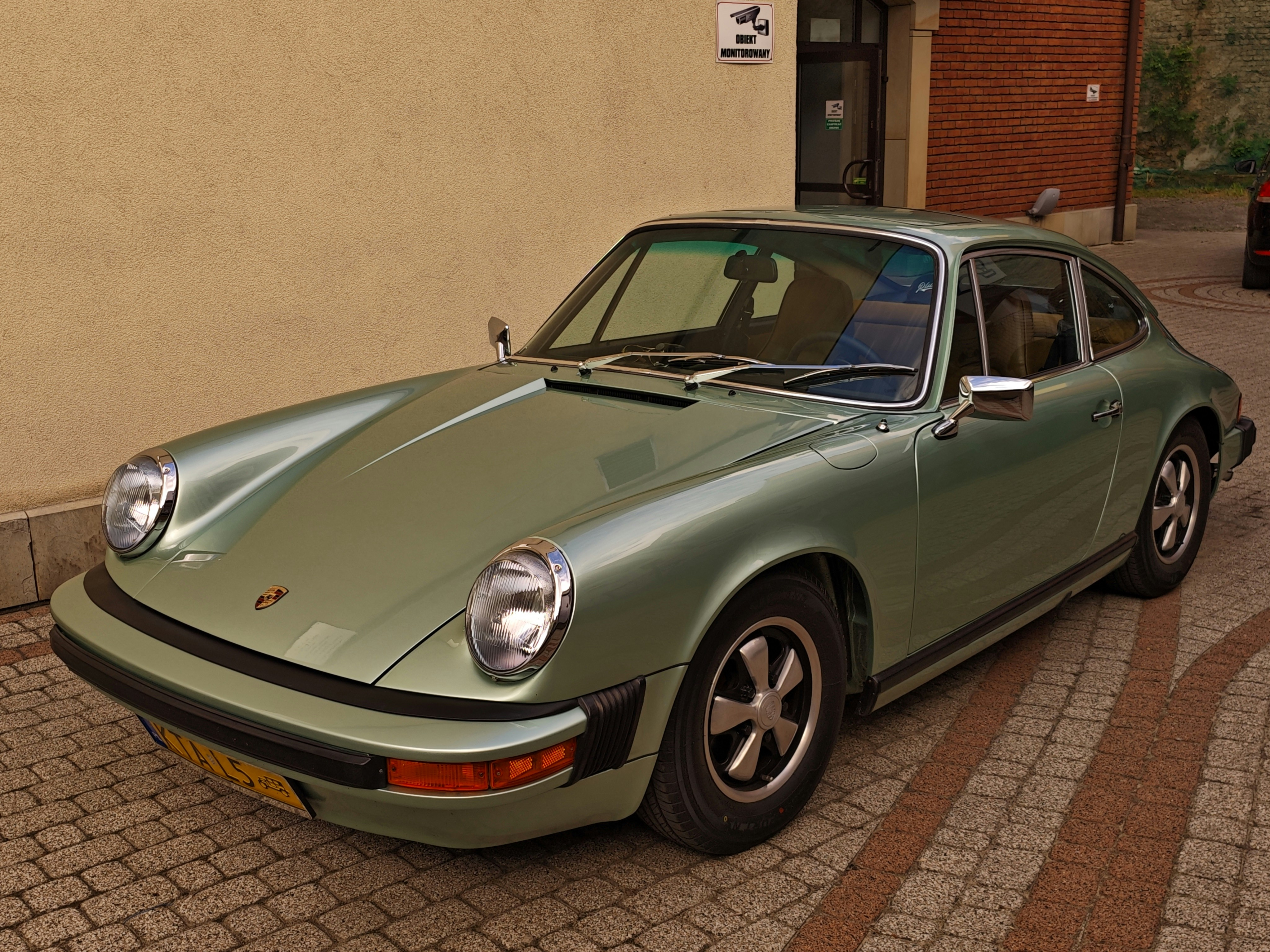Vintage Porsche 911 in Calm Urban Light