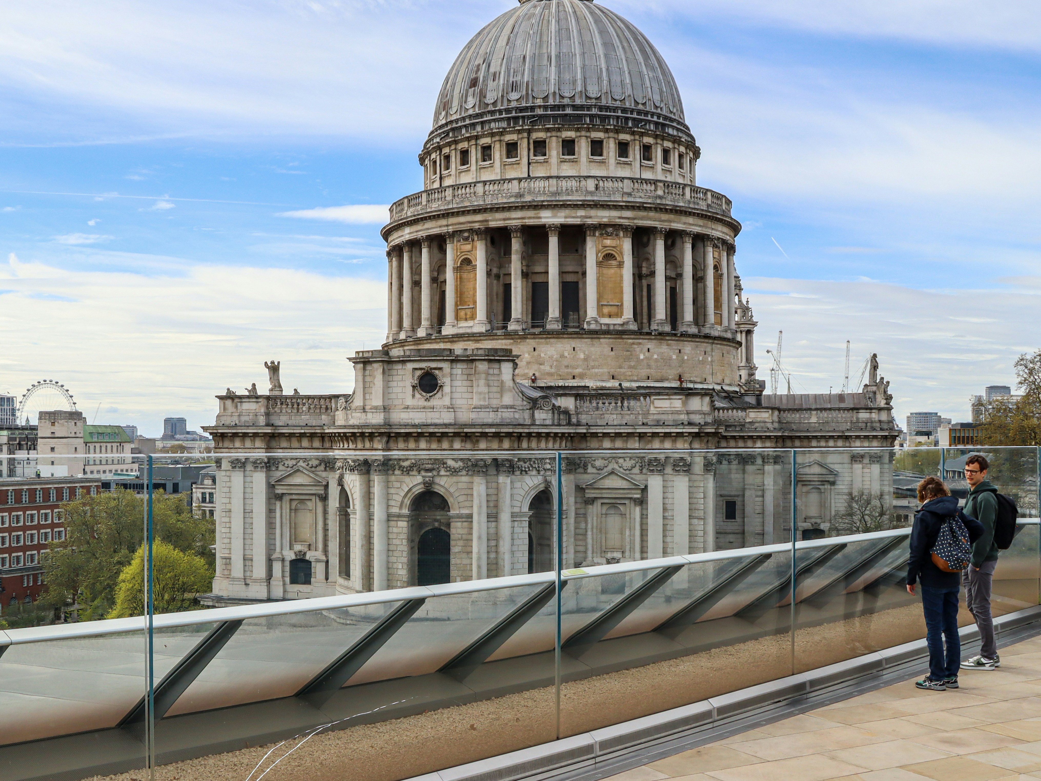 Lens of the City: People on the Terrace with St. Paul’s Dome