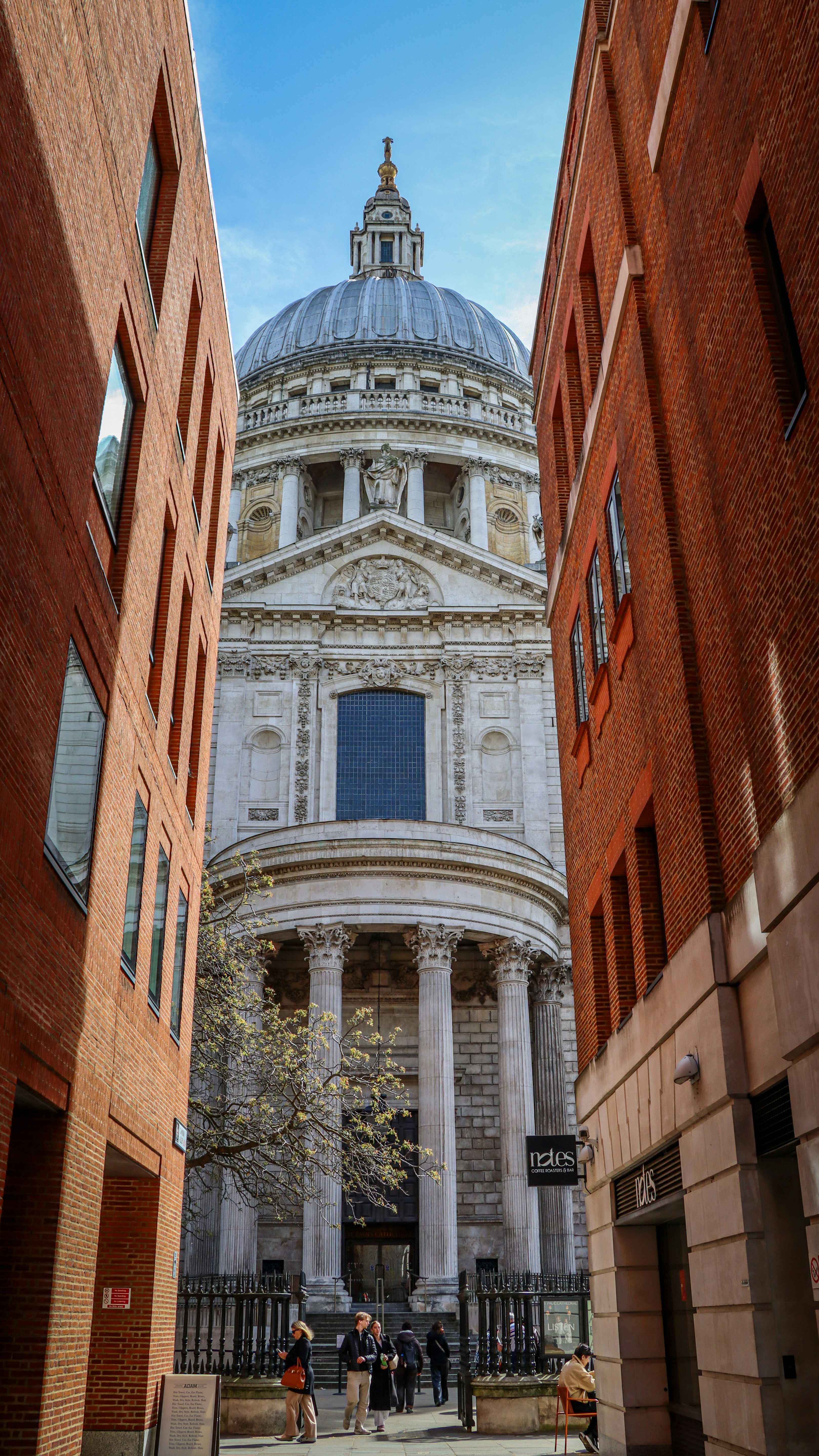 Temple Dome Between Brick Walls: A City Canon