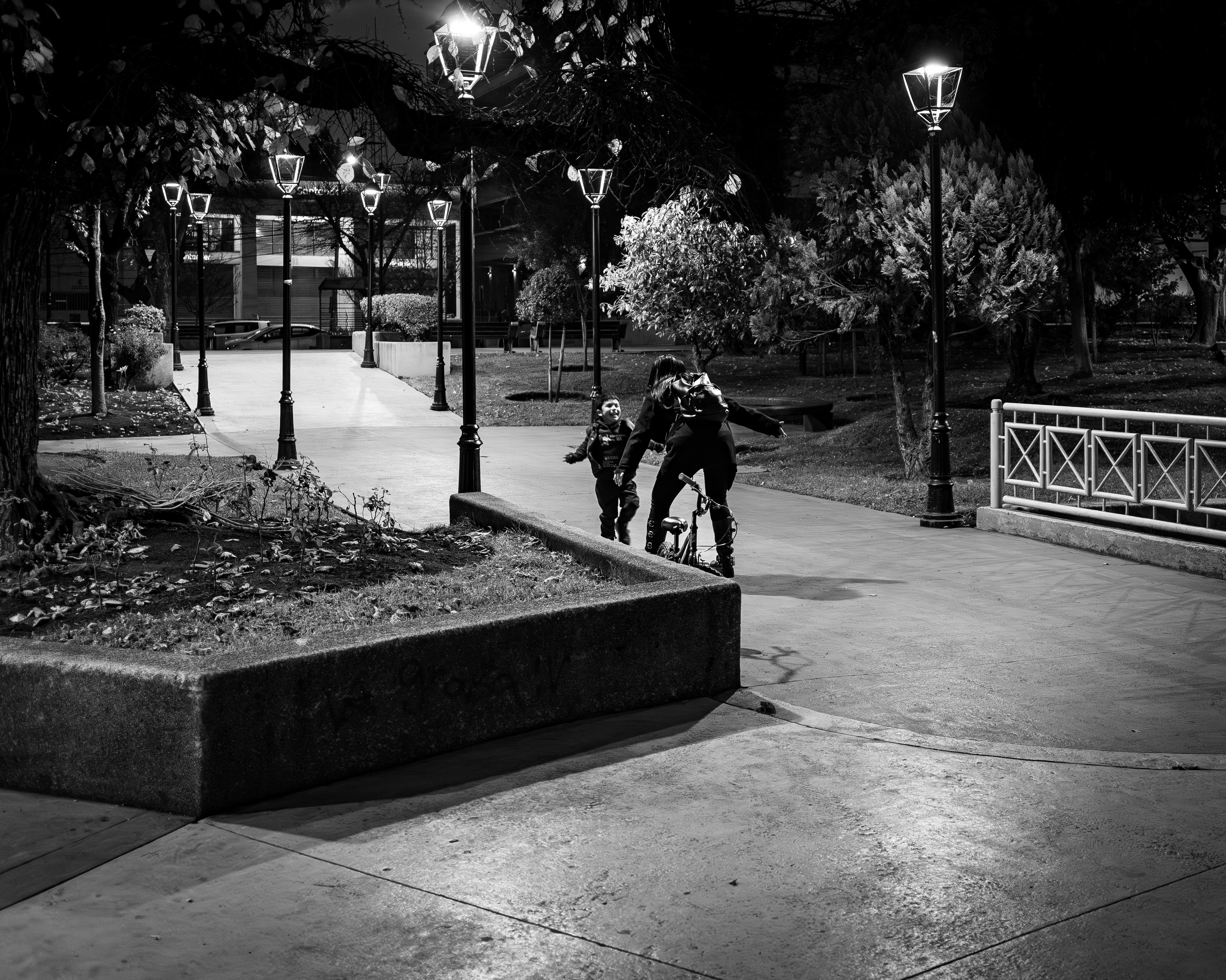 Night Walk in the Lantern Line